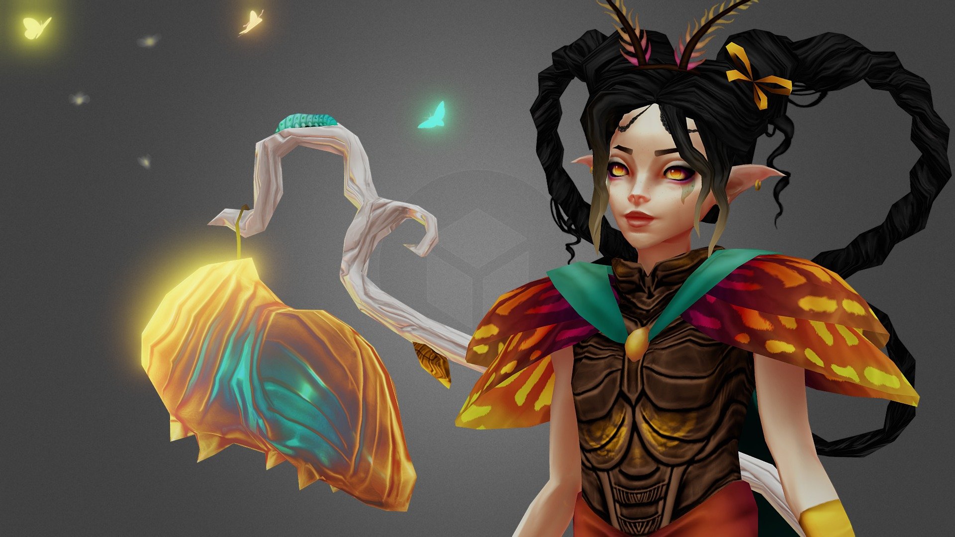 Pupa - 3D model by Sharon Kunne (@sharonkunne) [827c46d] - Sketchfab