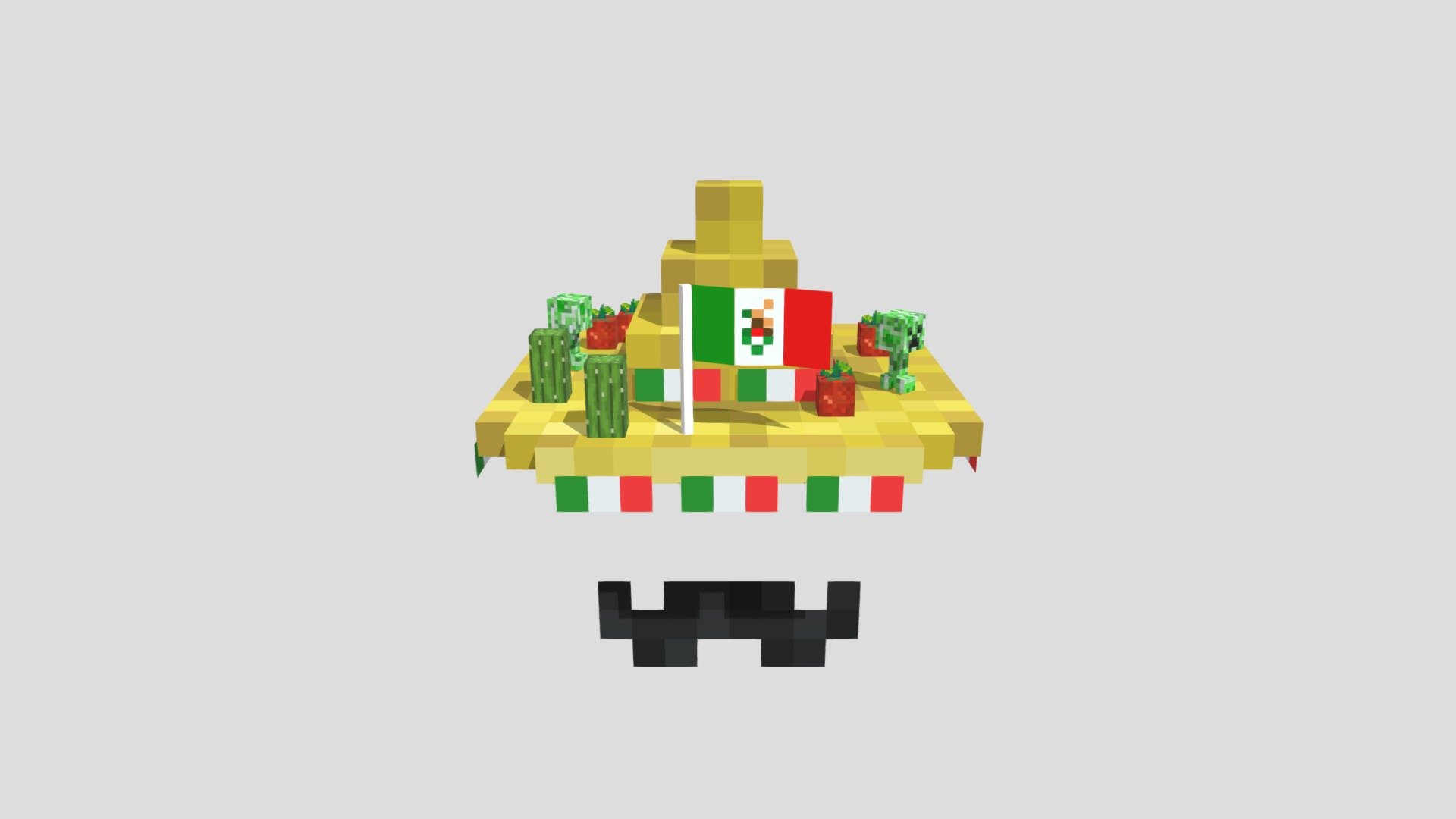 Mexican Hat - 3D model by Ayotl [827c75b] - Sketchfab