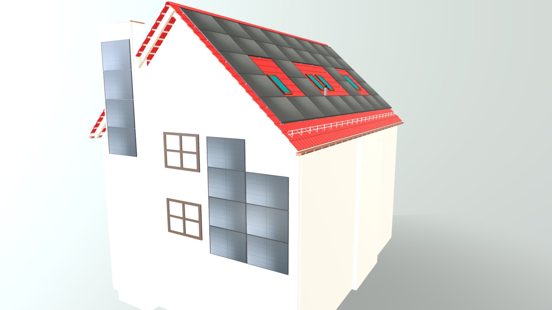 Axitec Fotovoltaikanlagen 20,090 kWp eConnect - 3D model by 3dtikitaka [827d807] - Sketchfab