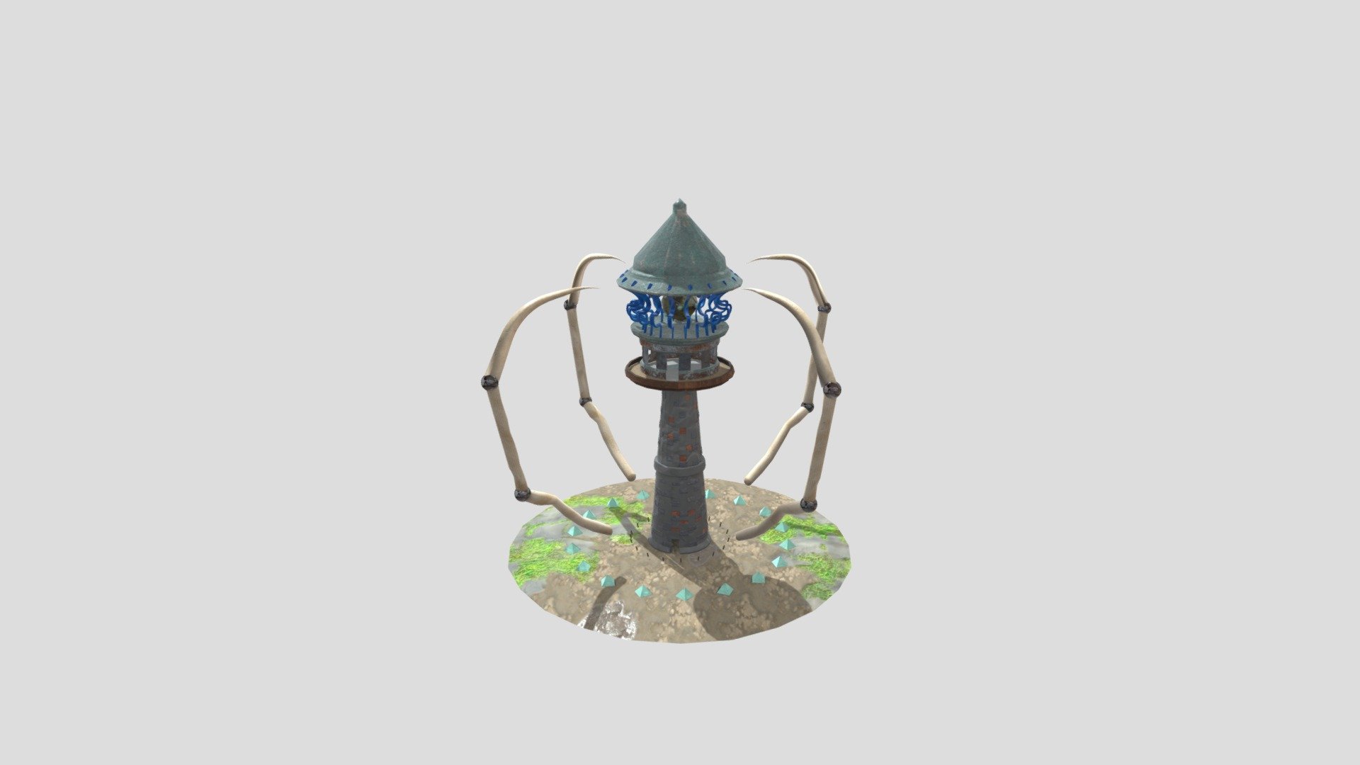 Mage tower - 3D model by CraigG.PaintingNSuch [827ebe1] - Sketchfab