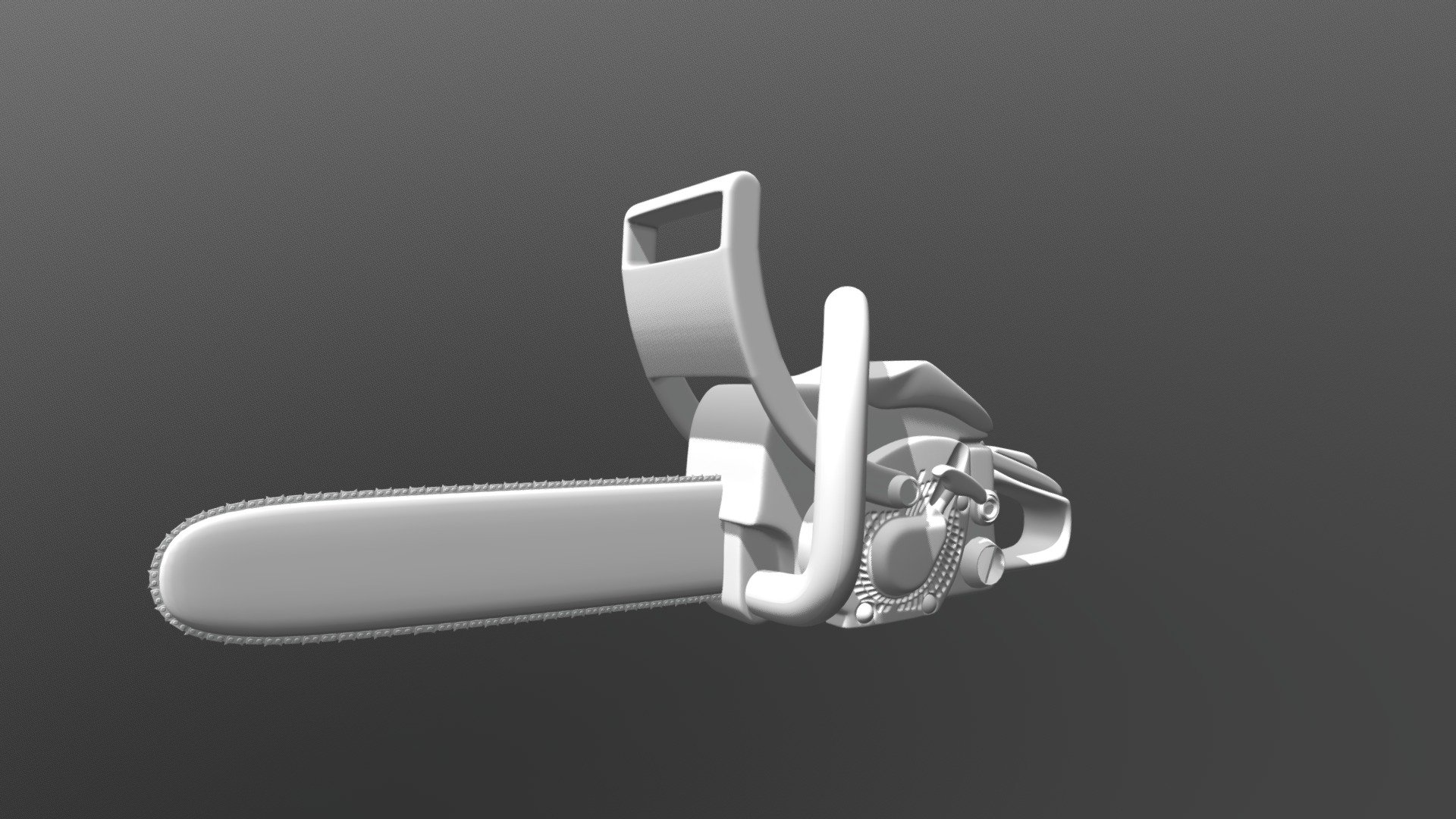 chain saw - 3D model by hwong [827ed0f] - Sketchfab