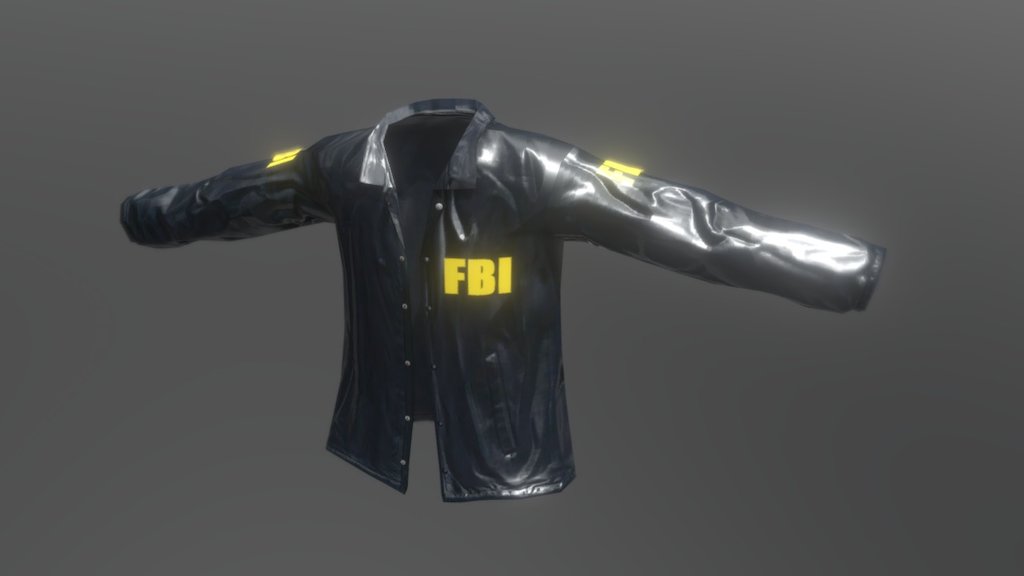 FBI Coat - 3D model by I3D (@I3D99) [8281fe3] - Sketchfab