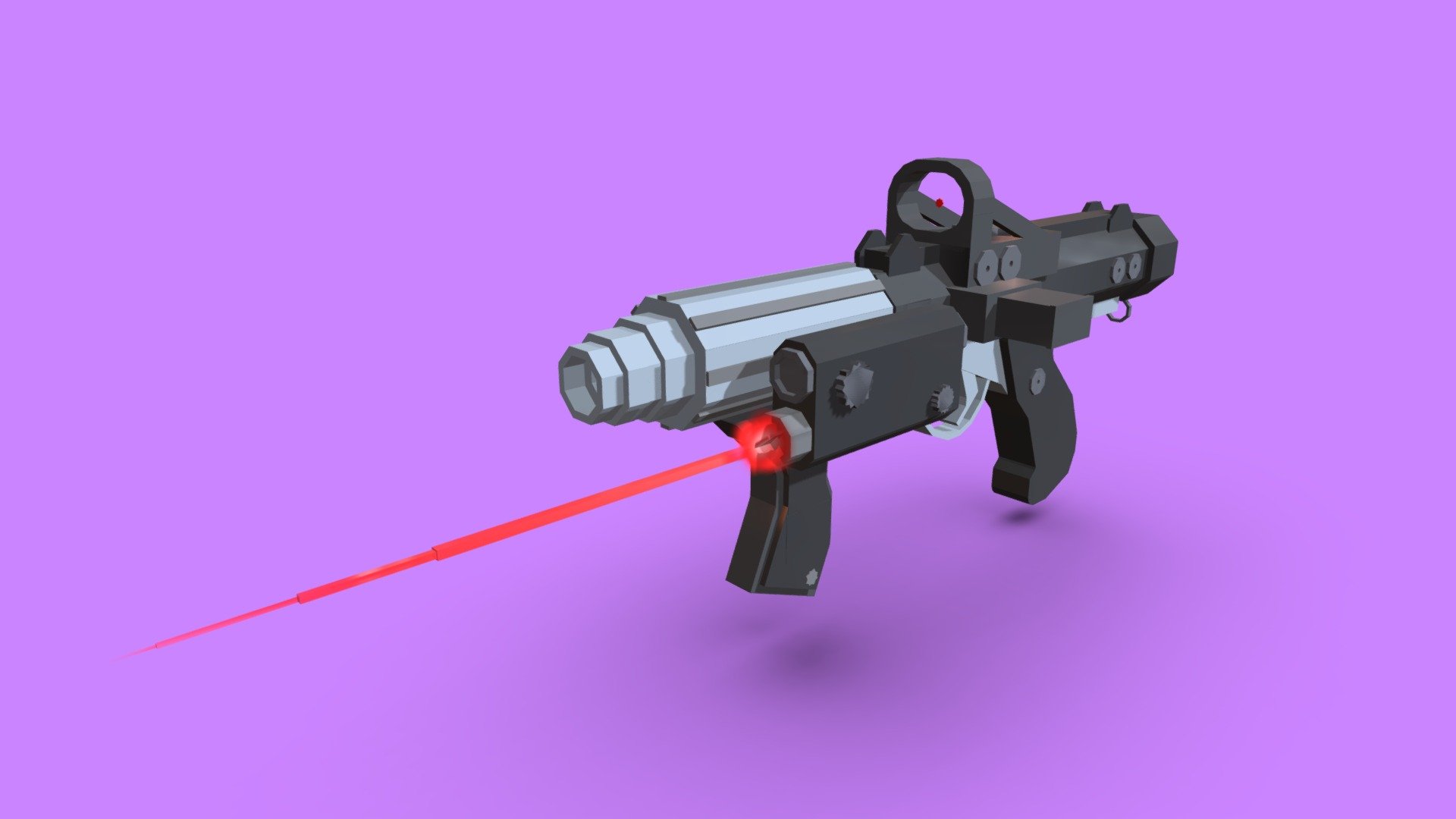 Modified DH-17 Blaster Pistol - Minecraft - 3D model by LZ Blocks ...