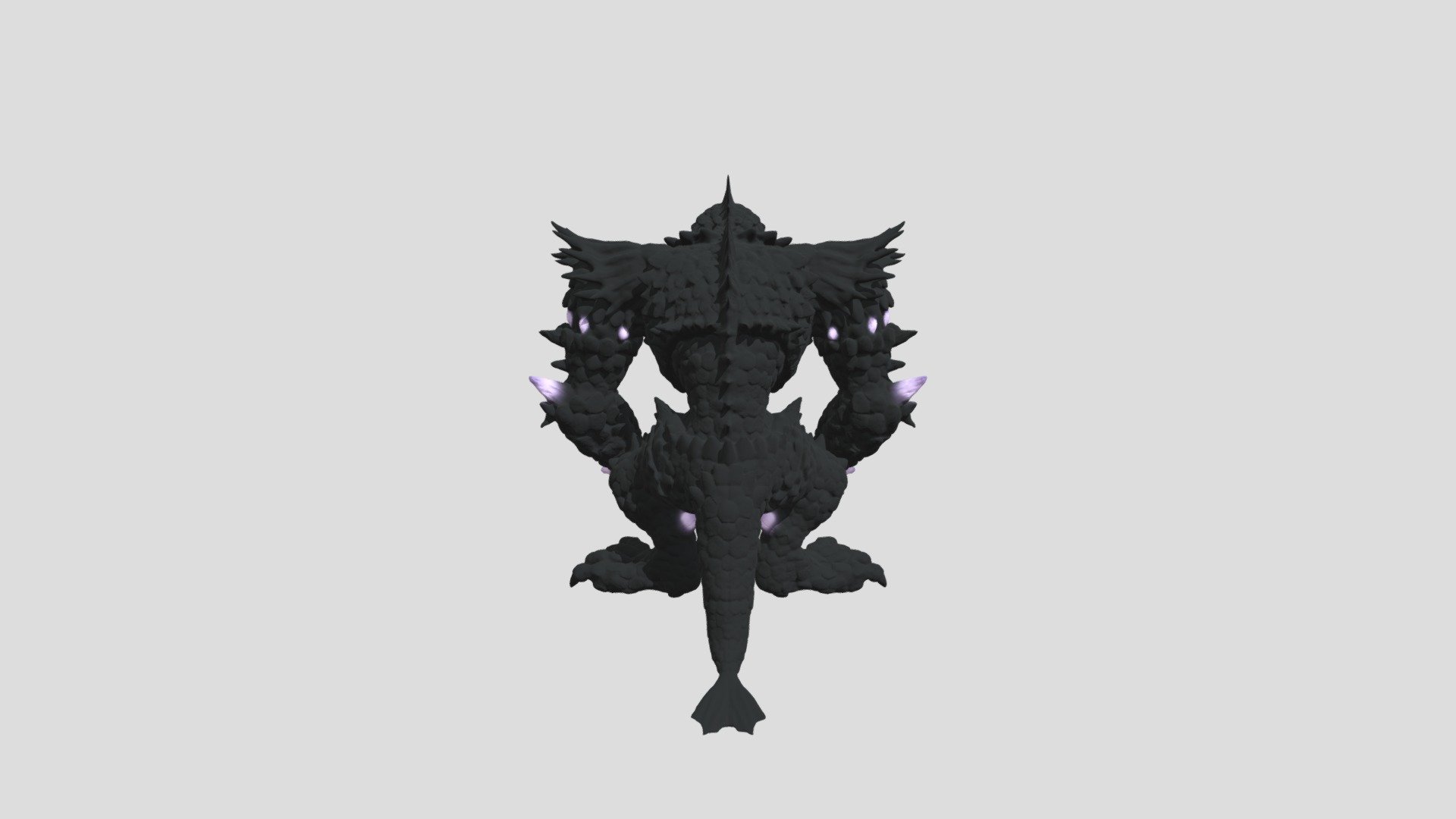 monster - 3D model by kananishida [8283860] - Sketchfab