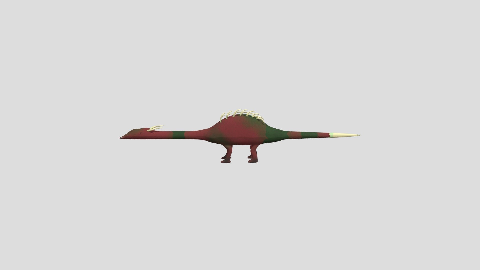 Simple Dinosaur - Download Free 3D model by MarsAFluff [8285714 ...