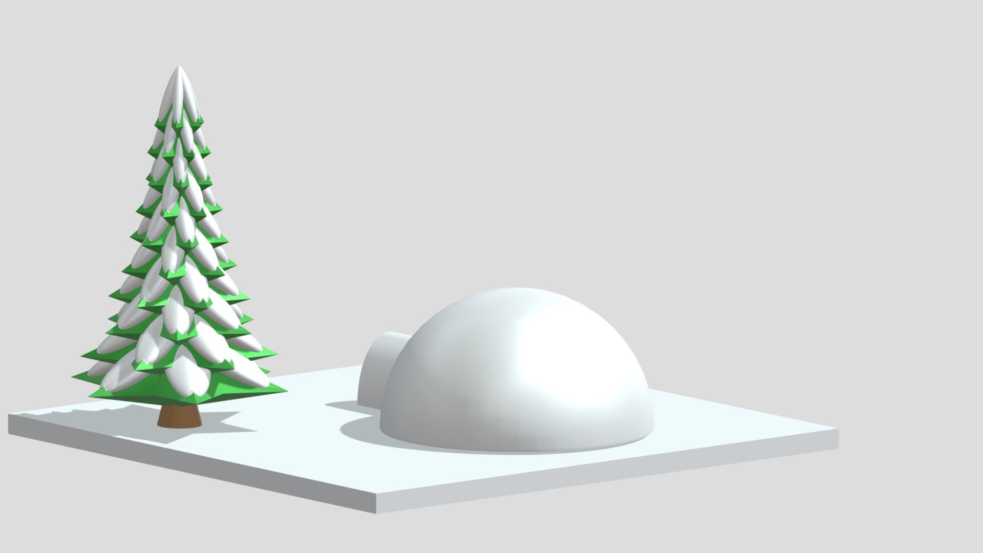 Igloo - 3D model by Darealmeno [828709d] - Sketchfab