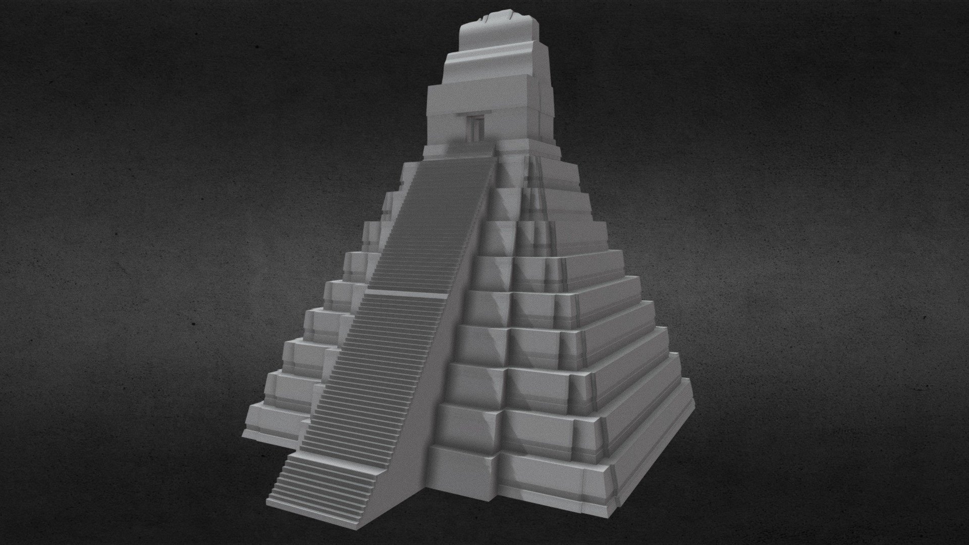 Templo 1, Tikal, Guatemala - Buy Royalty Free 3D model by ...