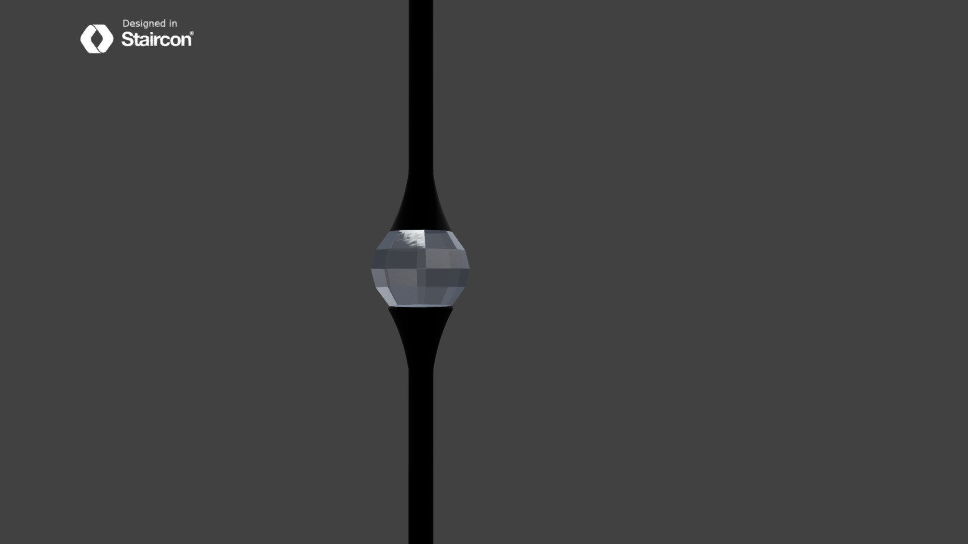 Diamond Baluster - 3D model by 3D Software for Stair Design and ...