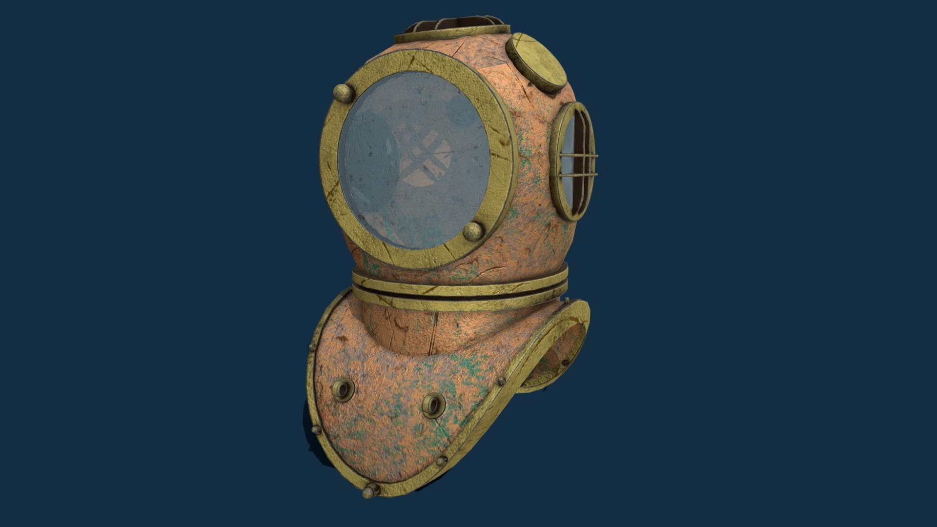 Diver Helmet - Buy Royalty Free 3D model by Matthew Slater ...
