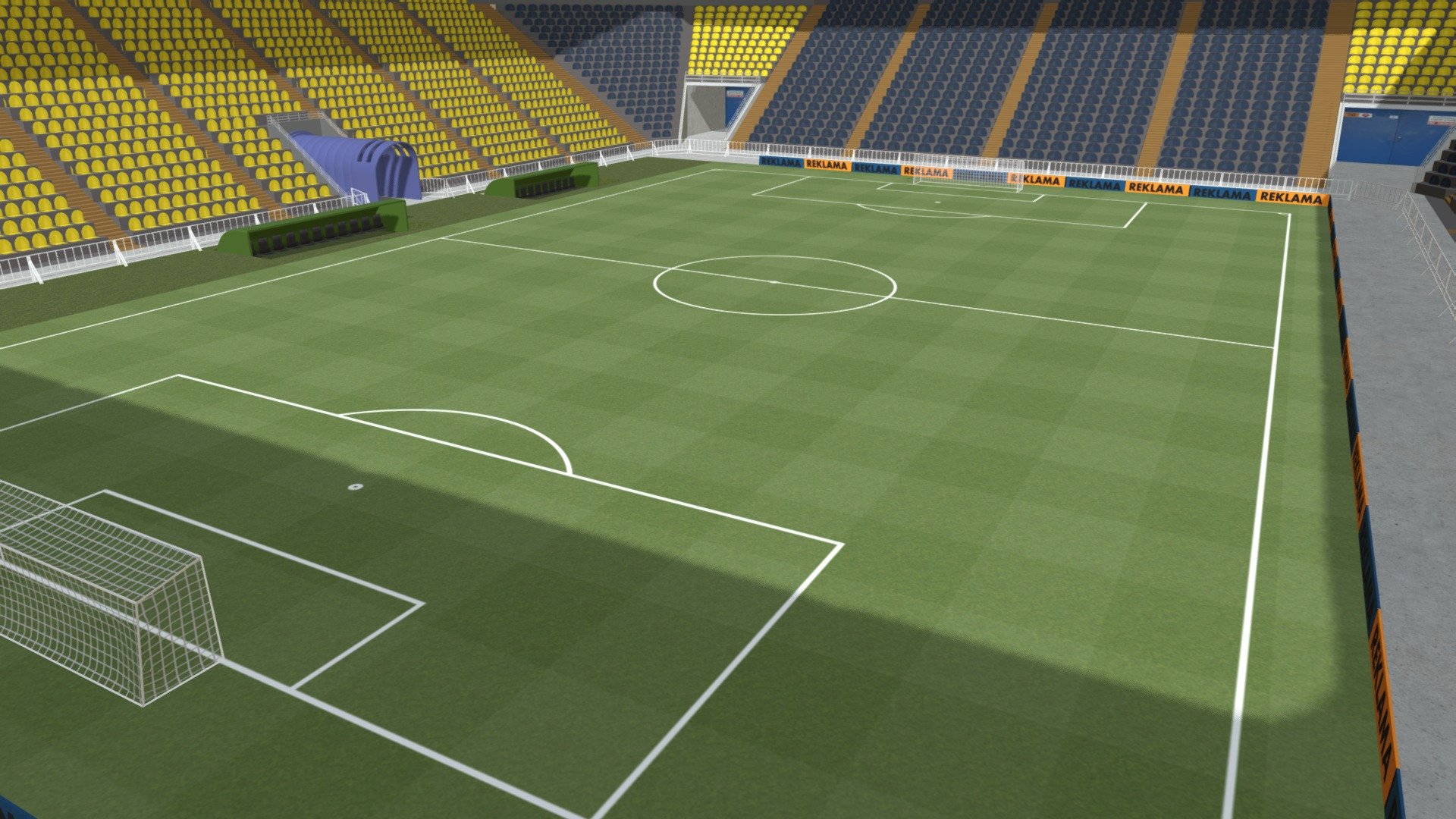 Stadion - 3D model by Morgtus [828b848] - Sketchfab
