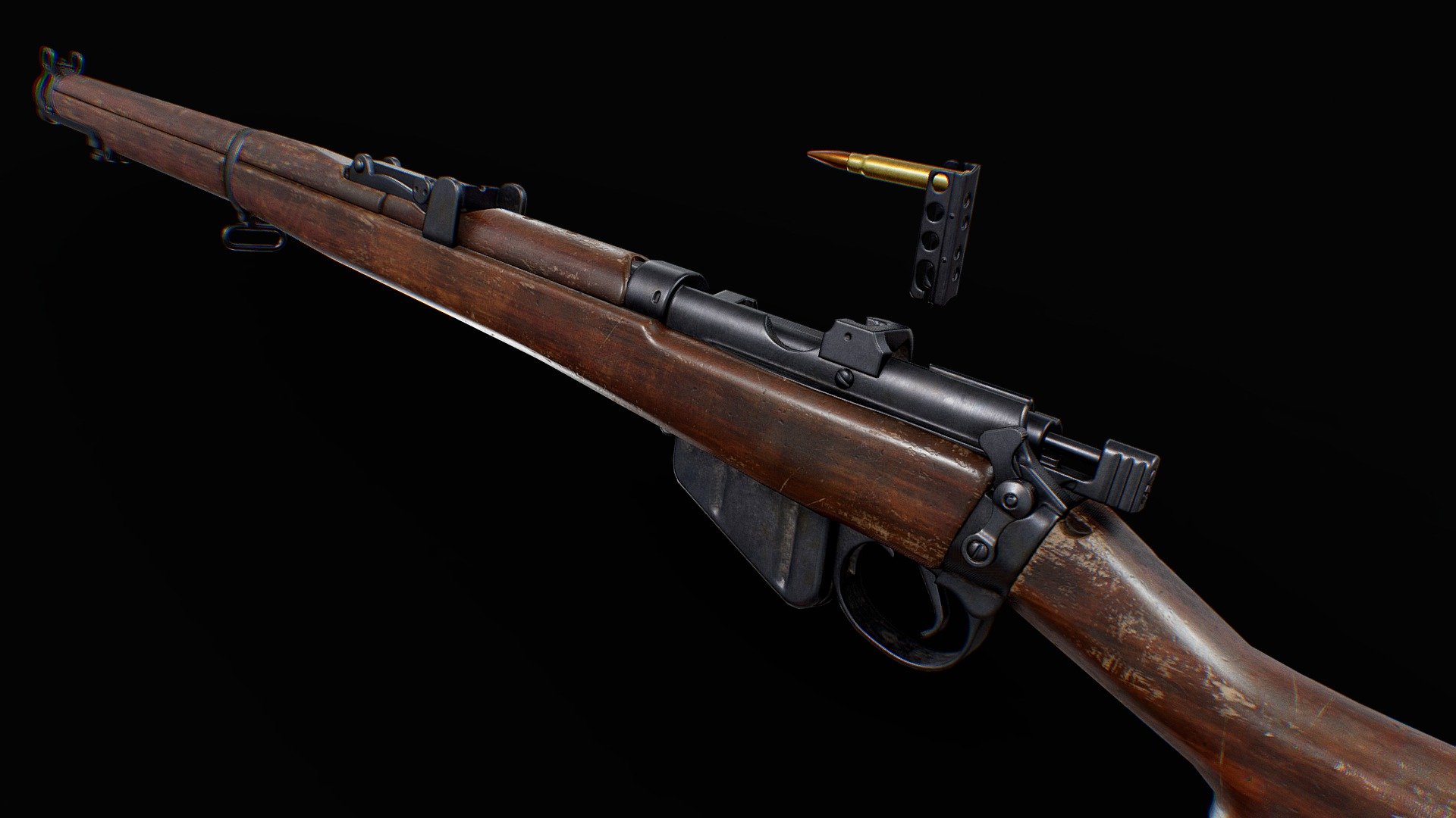 SMLE No.1 Mk III - 3D model by CHooverShrimp [828cabc] - Sketchfab