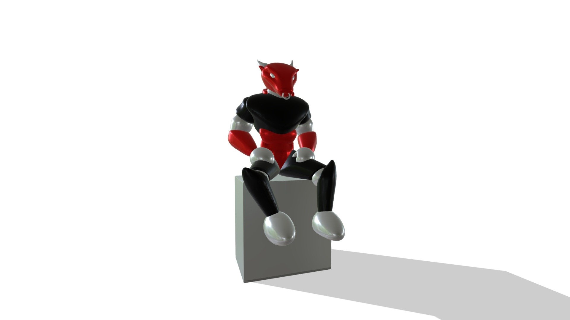 Red - 3D model by Pacharadanai.Mike [828cb0d] - Sketchfab