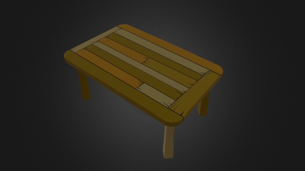 Cartoon Dinner Table - 3D model by andrew.connelly23 [828dceb] - Sketchfab