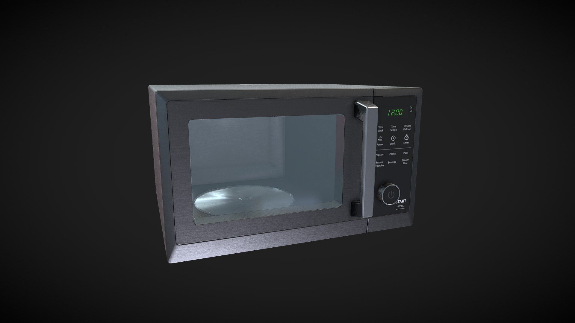 Microwave - Buy Royalty Free 3D model by kraffing [828ddc9] - Sketchfab ...