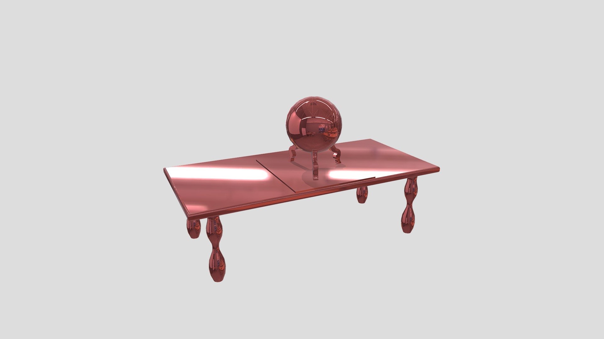 GLASS TABLE - 3D model by ashantharuka [82900ce] - Sketchfab