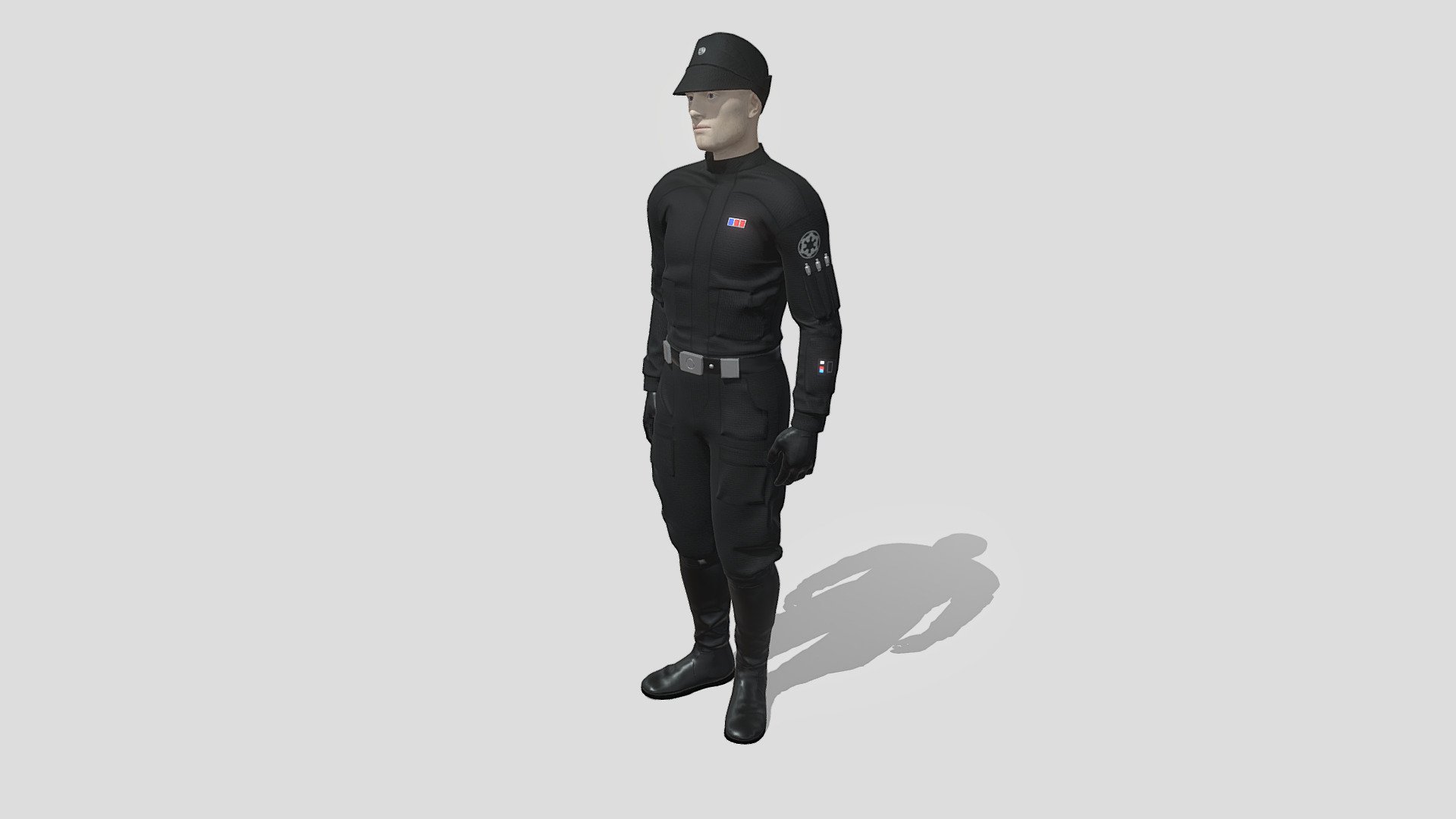 Star Wars Lambda Shuttle Pilot (rigged) - 3D model by tegnemaskin [829073e] - Sketchfab