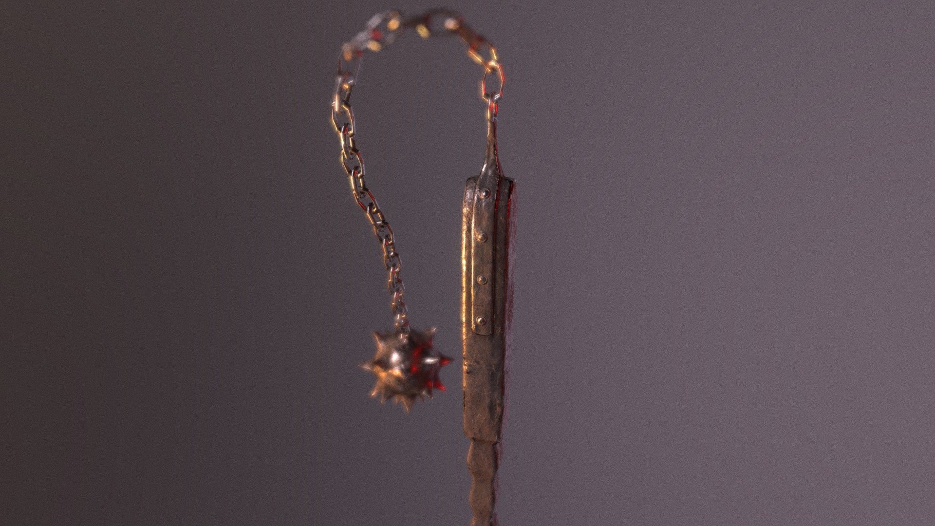 Medieval Flail - 3D model by Nico Liso (@3Dsig_Nico) [8291121] - Sketchfab