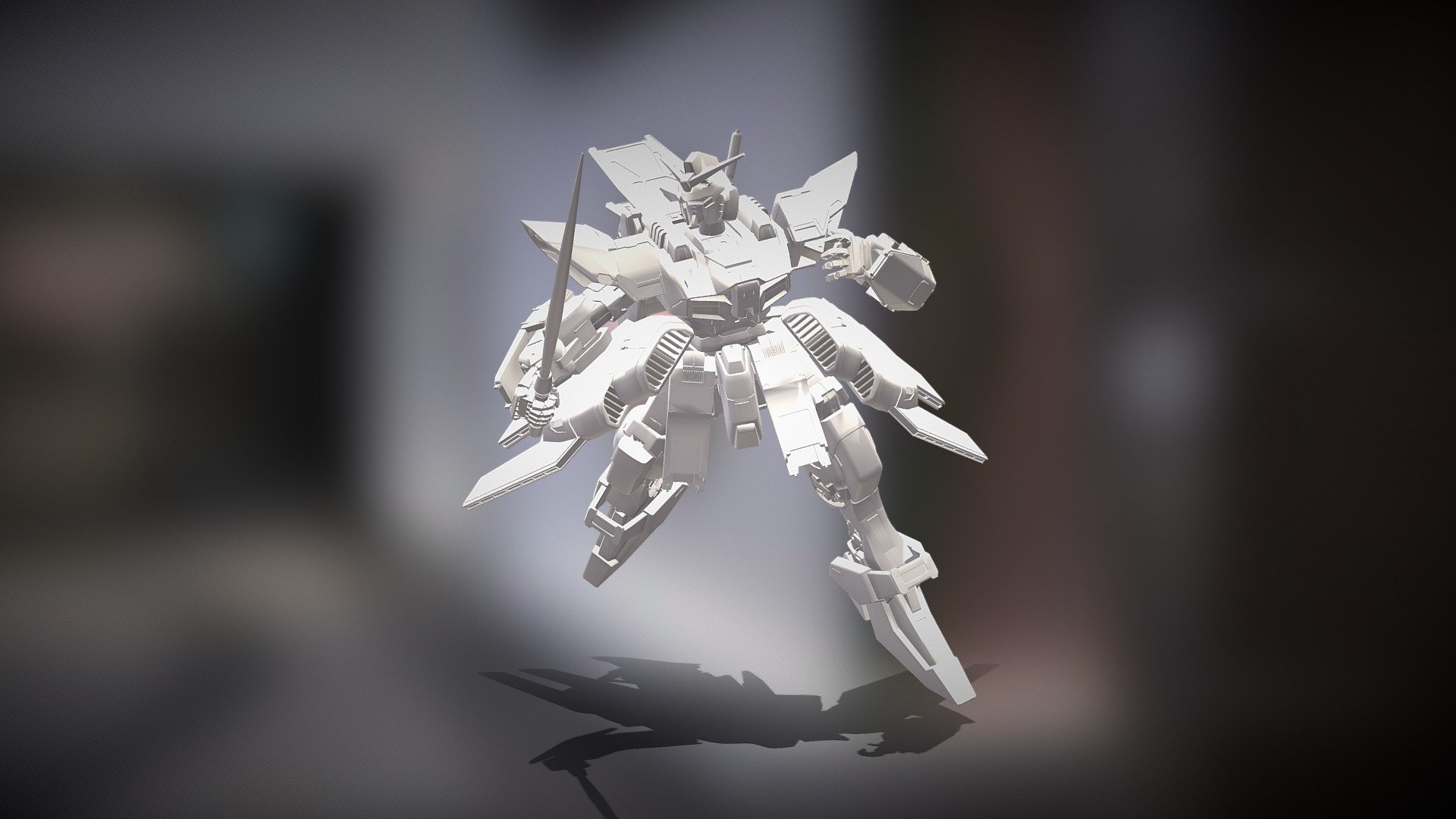 Gundam G-Saviour - Space Type - 3D model by Santobell (@keenanbellgwb ...