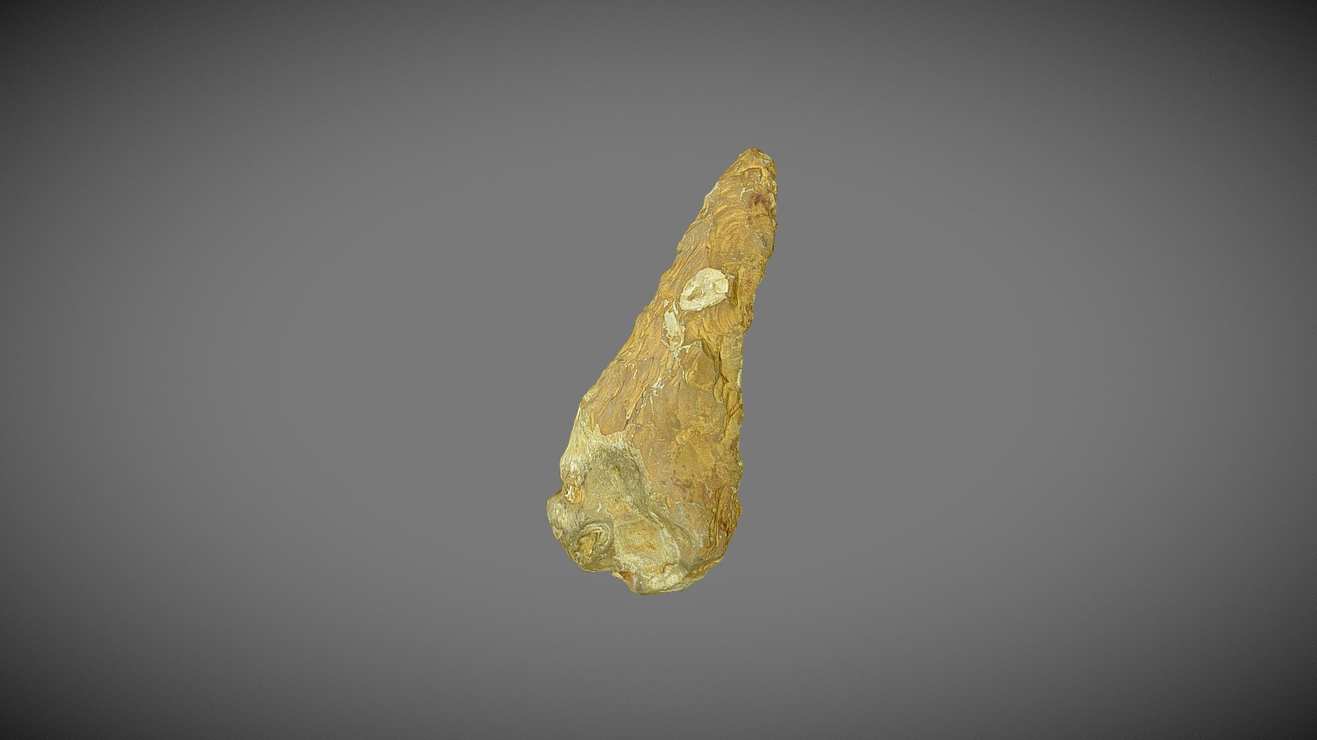 Palaeolithic Hand Axe - 3D model by OxonMRC [82941c8] - Sketchfab