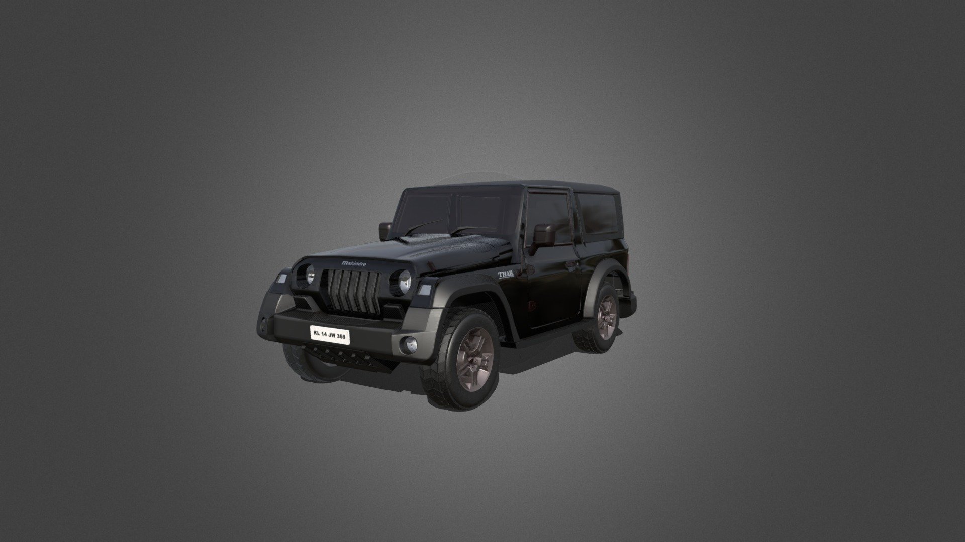 Mahindra Thar - Buy Royalty Free 3D model by Jeswinpv [82967c3 ...
