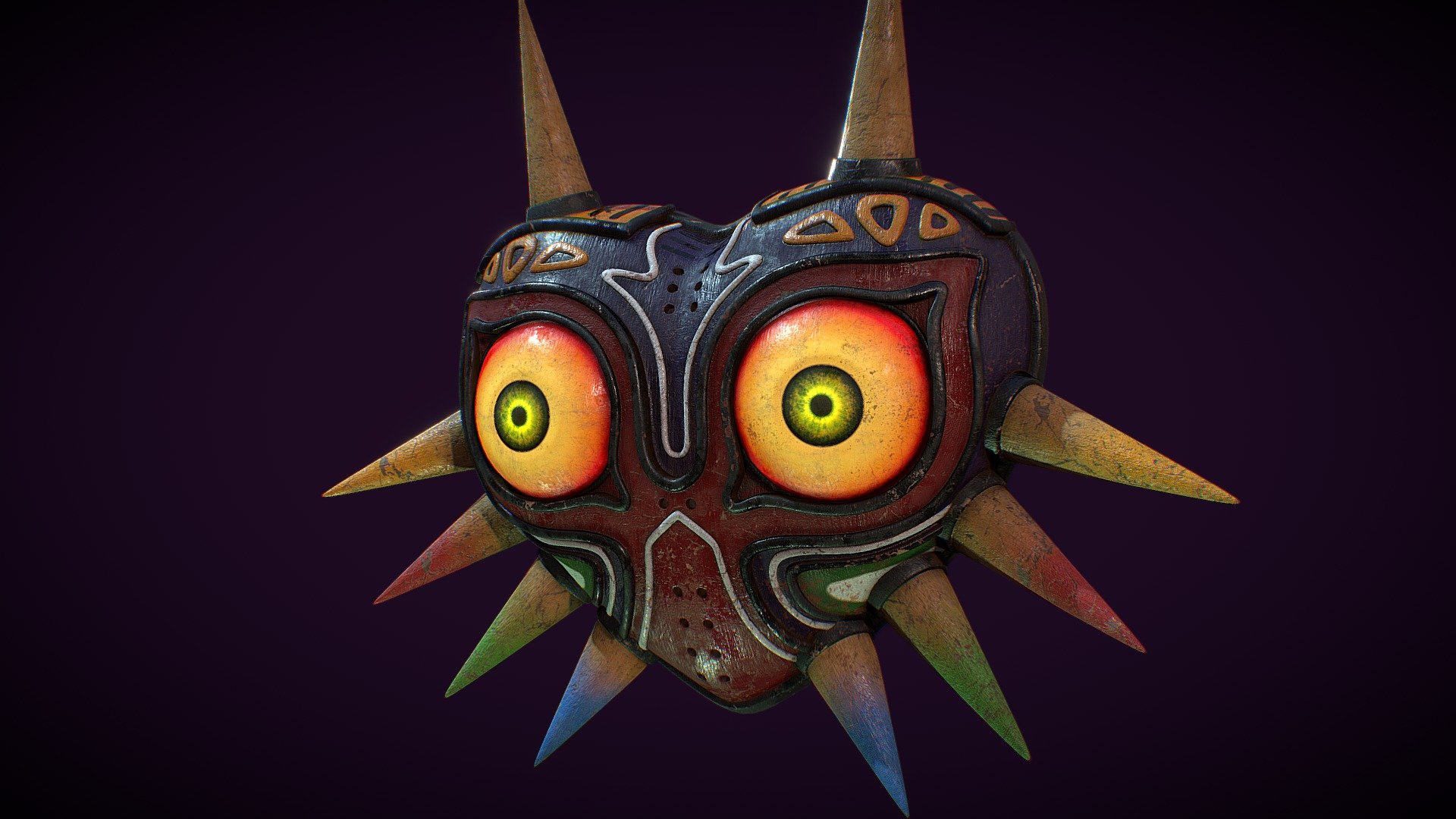 Majora´s mask - 3D model by Dani Saornil (@Dani.Saornil) [8296e98 ...