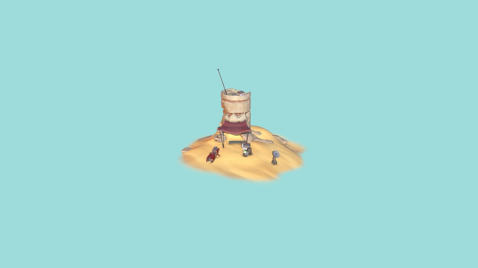 Nomads Rest | Game Scene Folder Spring 2021 - 3D model by Fruitgeoff ...