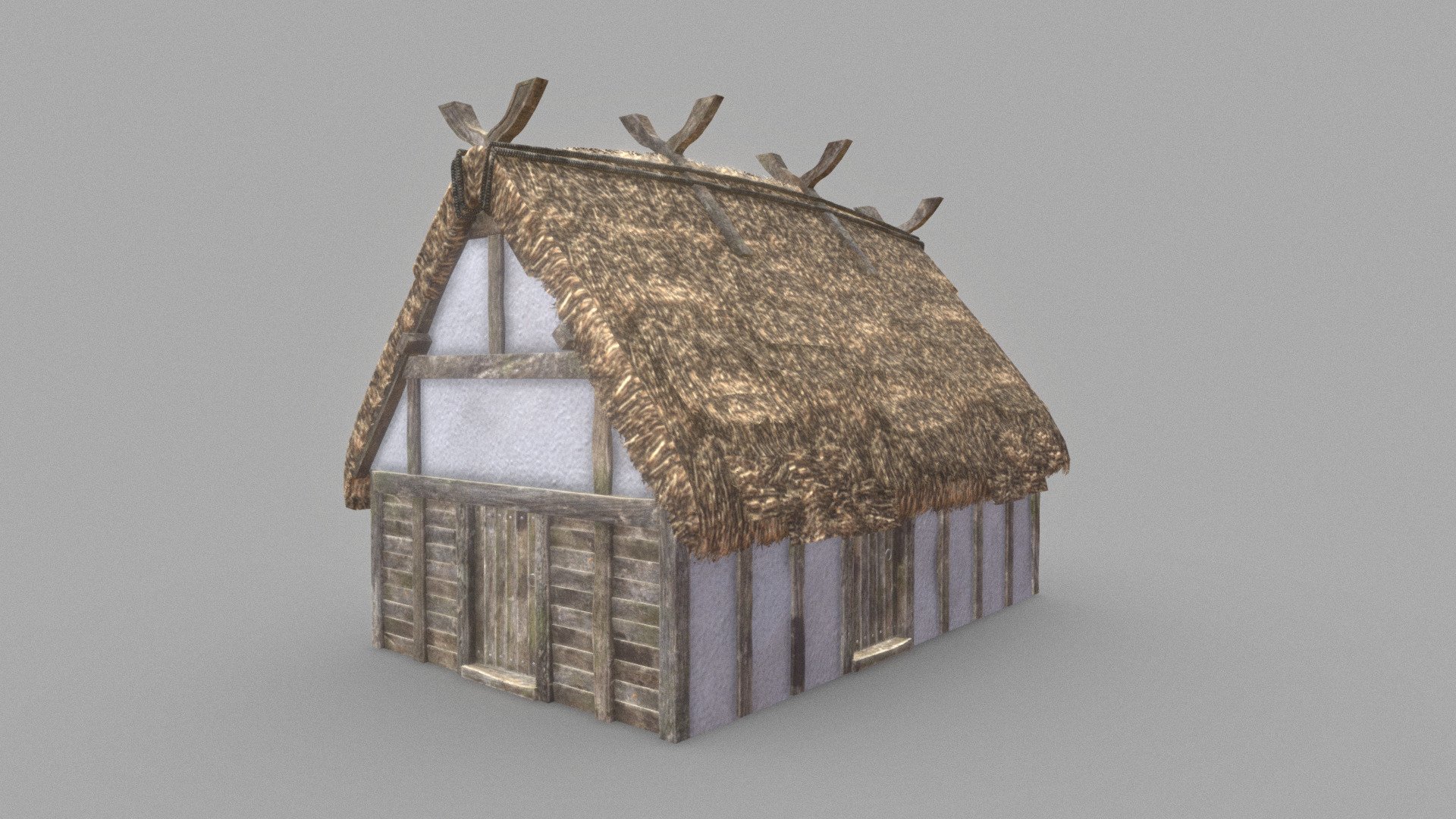 Viking Longhouse - 3D model by Taylor (@r.taylor) [8298ff9] - Sketchfab