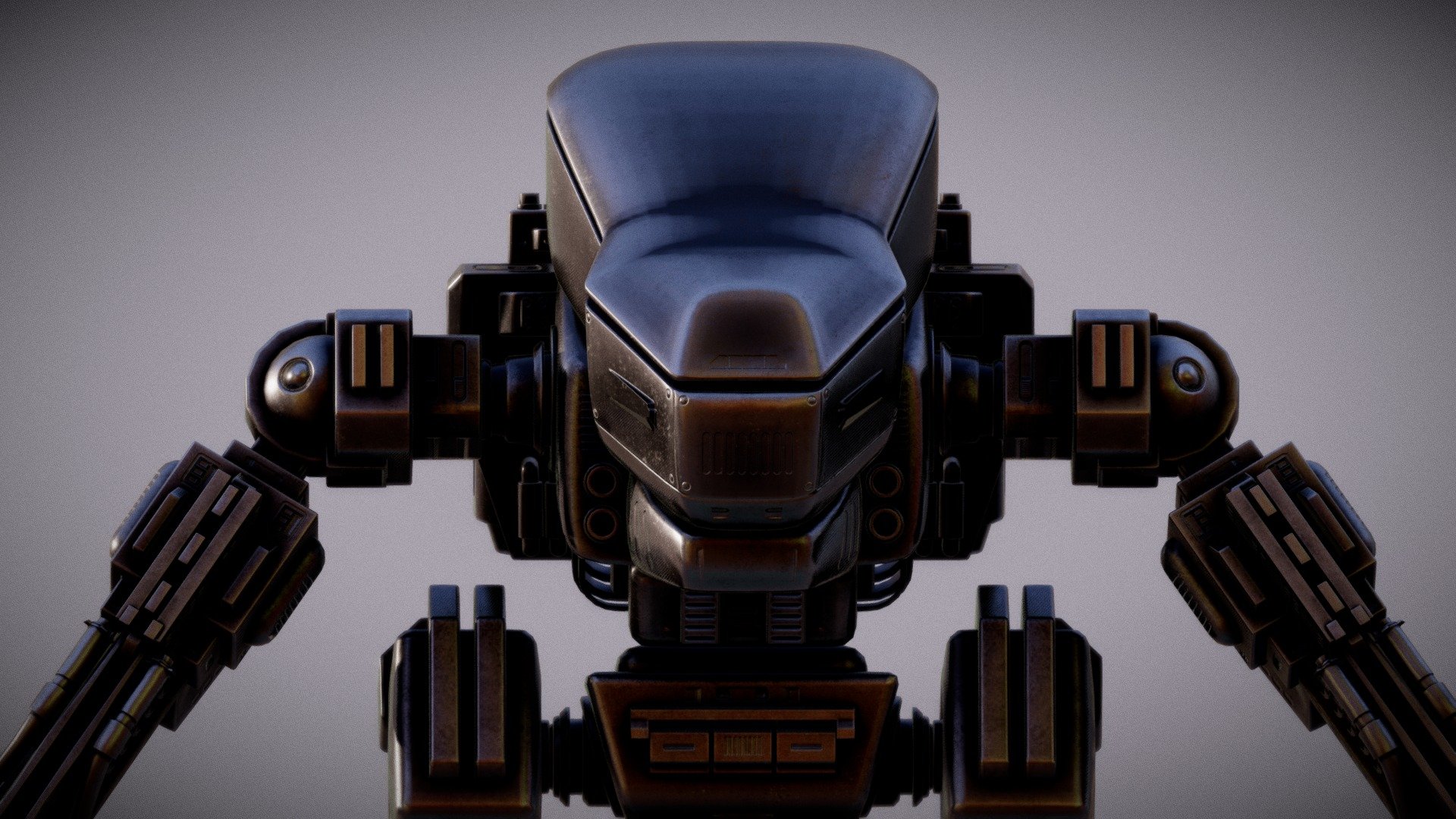 Heavy evil mech concept ll - Download Free 3D model by 3DWorkbench ...