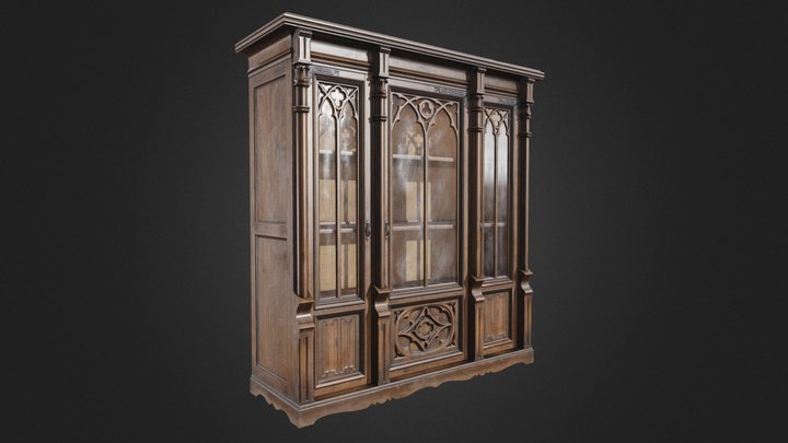 Bookcase 3D models - Sketchfab