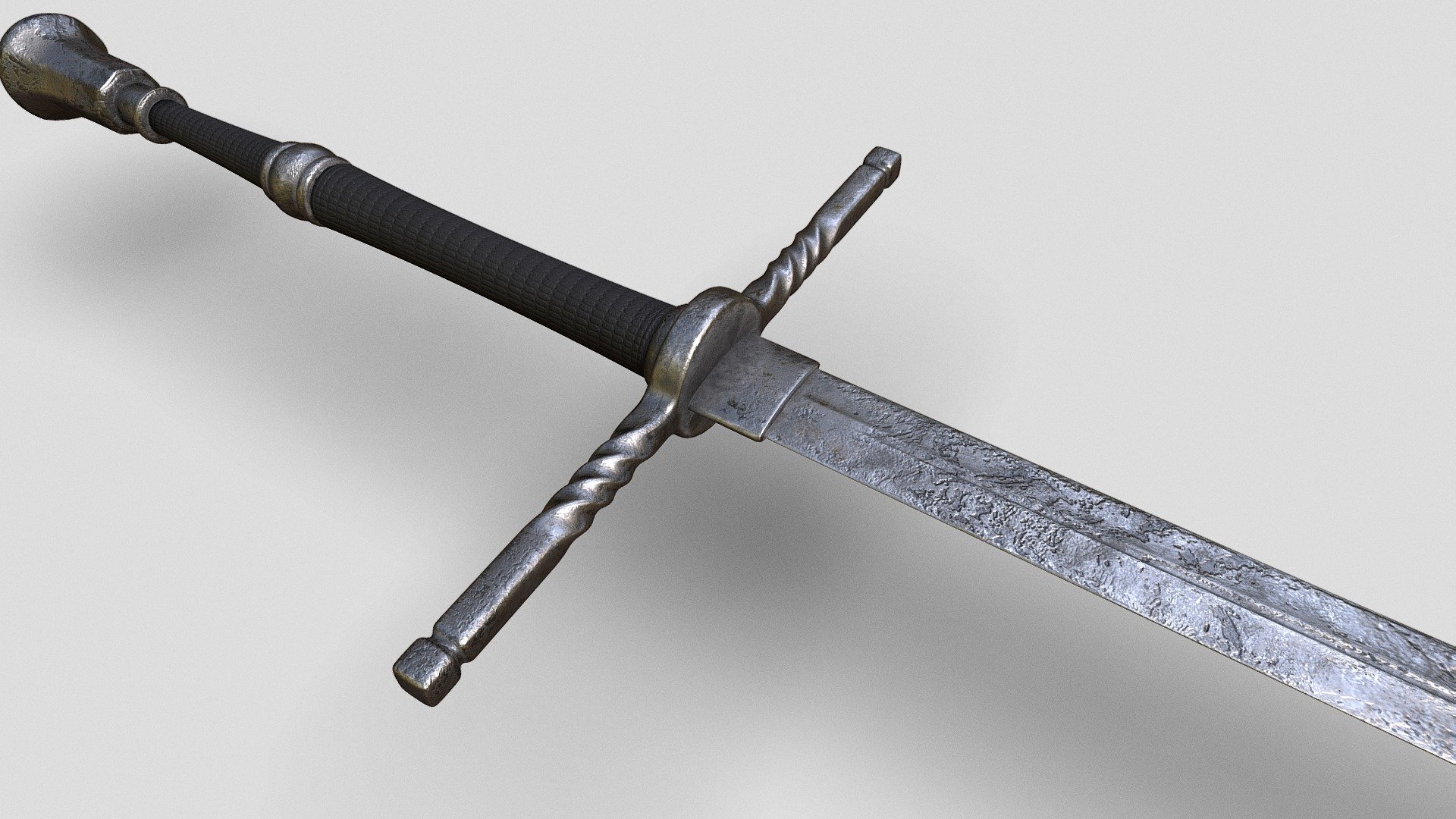 Iron great Sword - Download Free 3D model by volodavkaa [829b756 ...