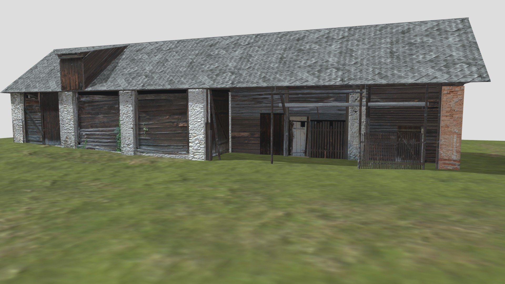 Old Barn - 3D model by EruvieV [829c507] - Sketchfab