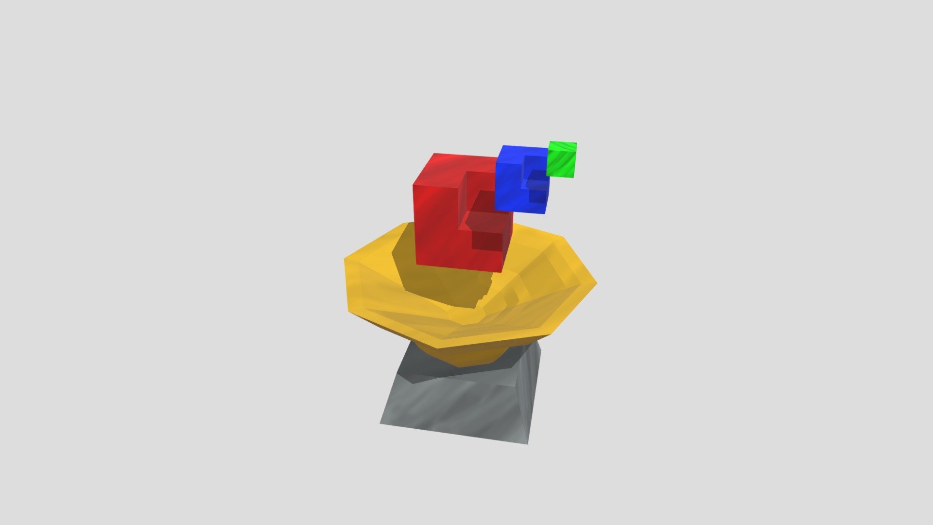 Floating Cube Sculputure - Download Free 3D model by Andre B. L. Vieira ...