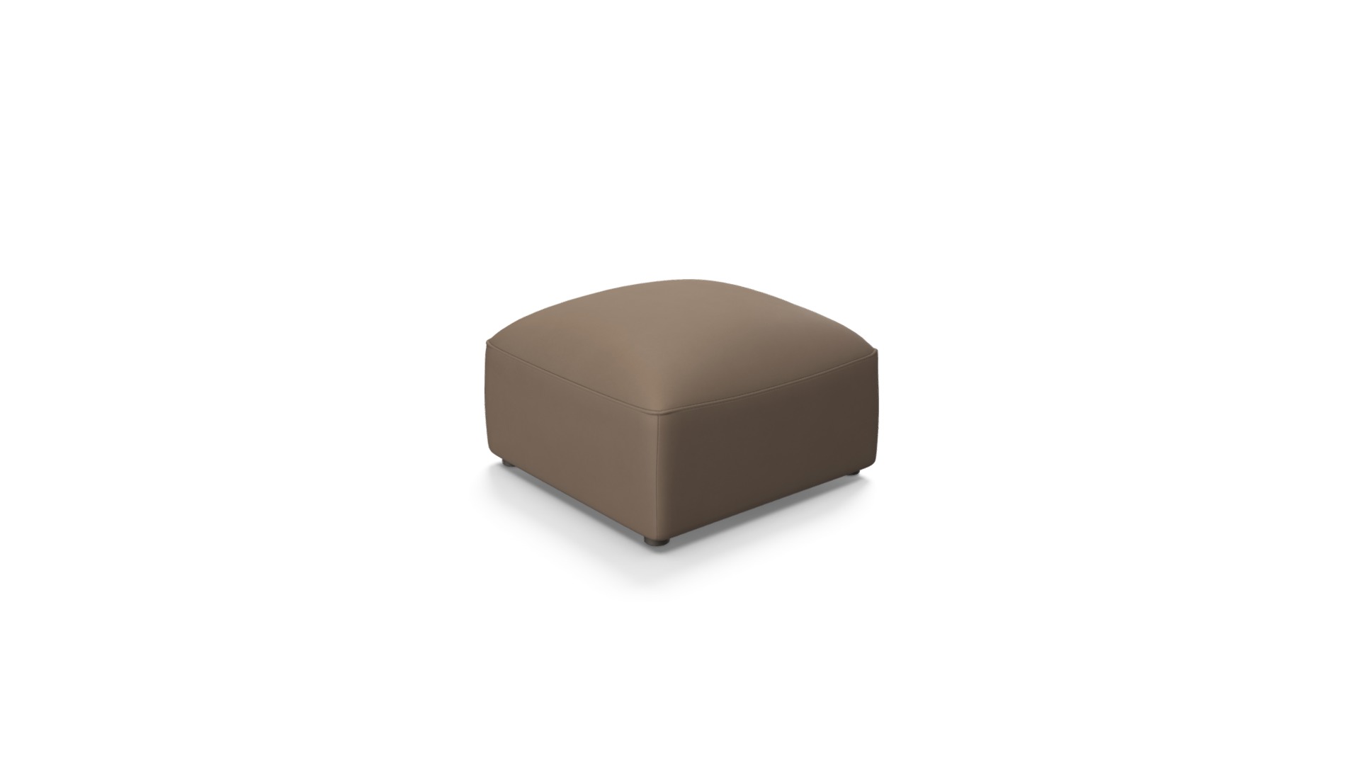 Juno Modular Ottoman, Brown Leather - Download Free 3D model by MADE ...