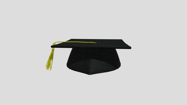 Graduation-hat 3D models - Sketchfab