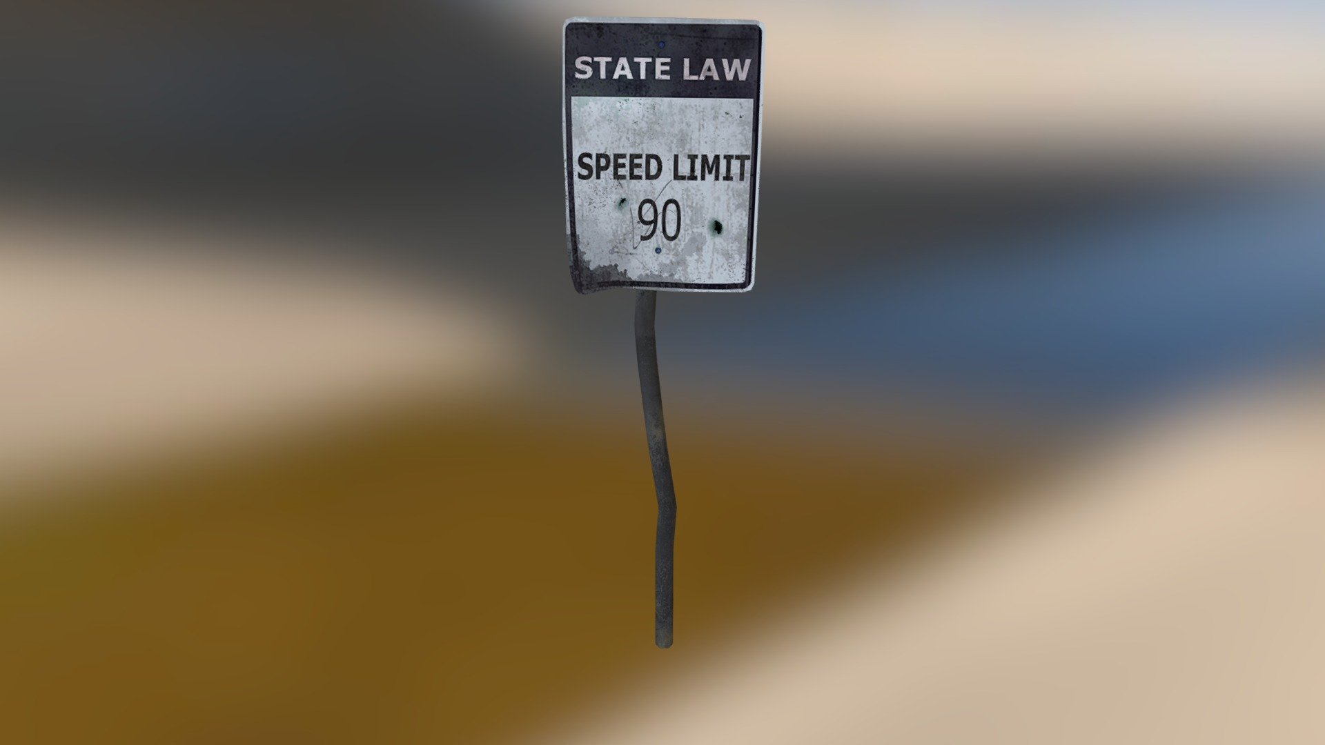 Speed_Limit_Sign - 3D model by Creative Market (@creativemarket ...