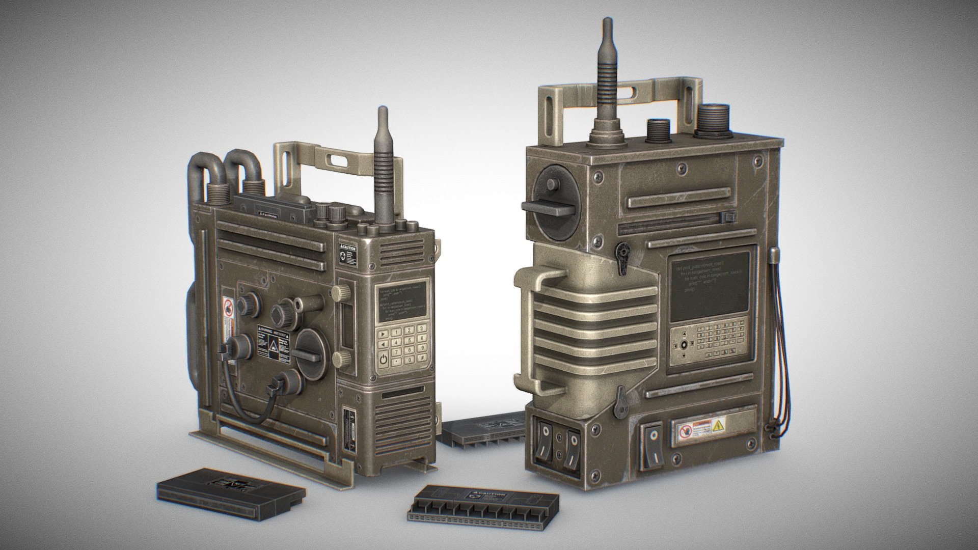 Sci-Fi Receivers - 3D model by Hakob Patrikyan (@hakobp) [829ec49 ...
