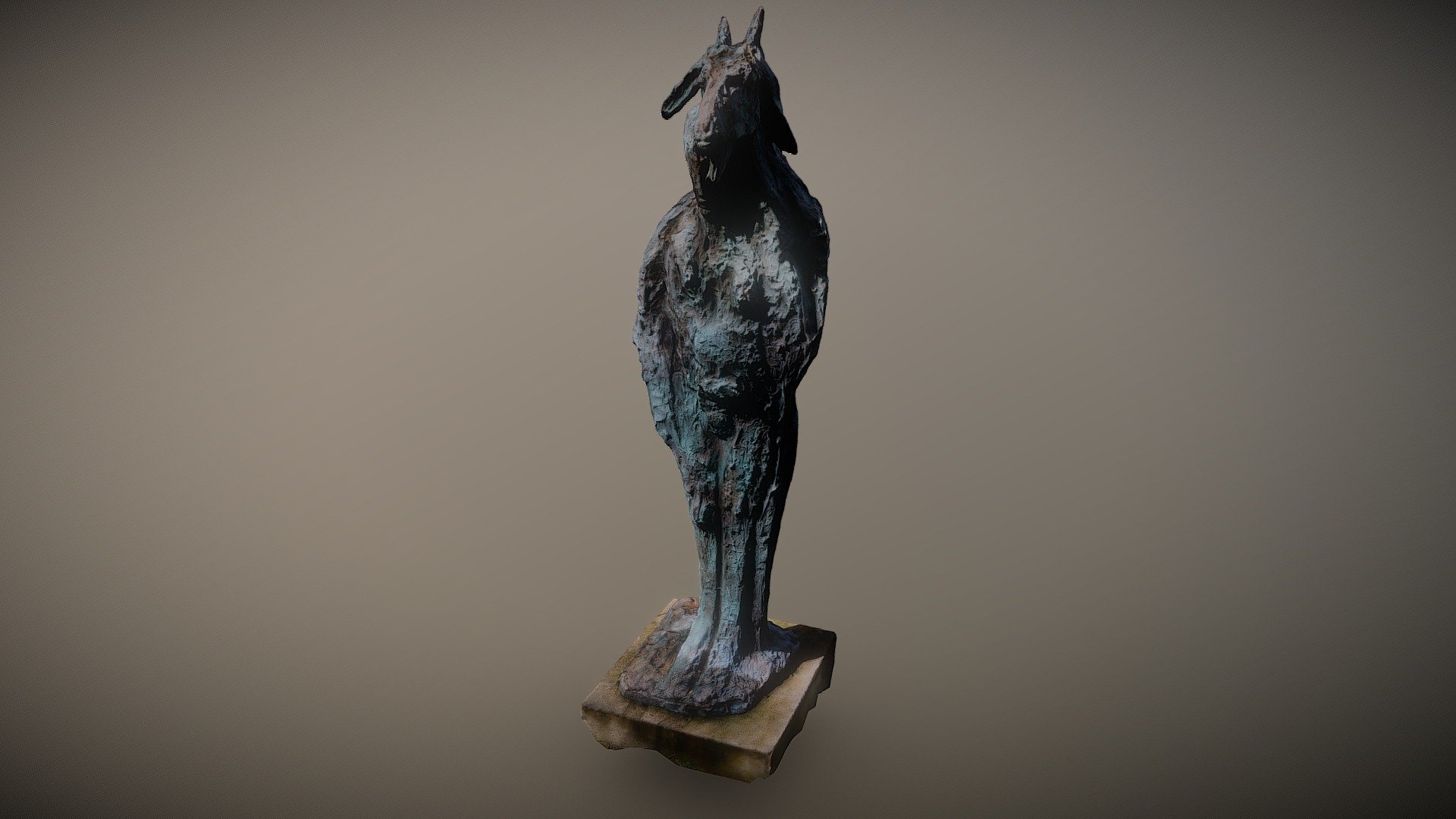 goat statue - 3D model by Patrick Schädlich (@ps36pina) [82a003d ...