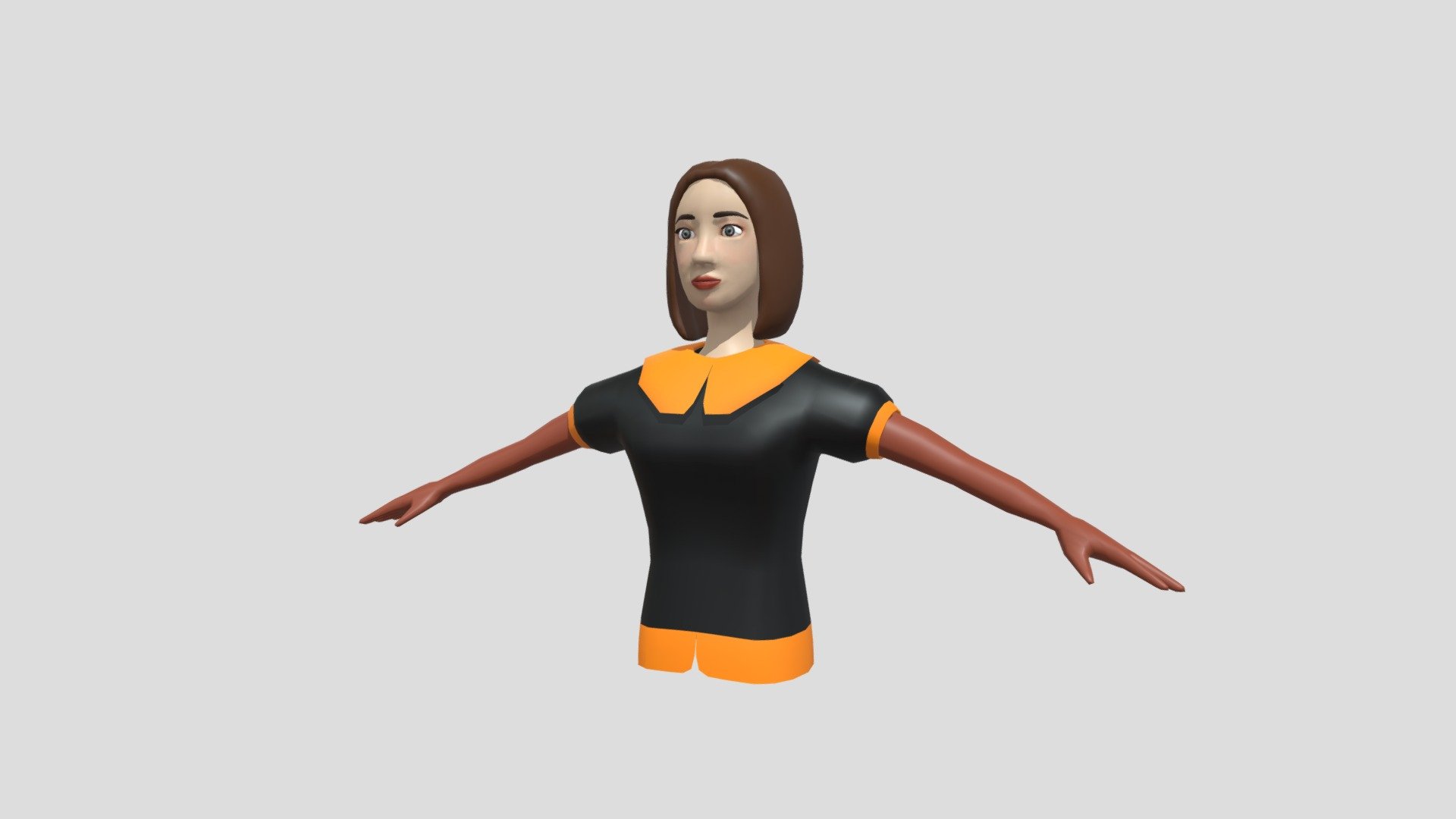 3D Half Body Female - Download Free 3D model by Osa (@osa.portofolio ...