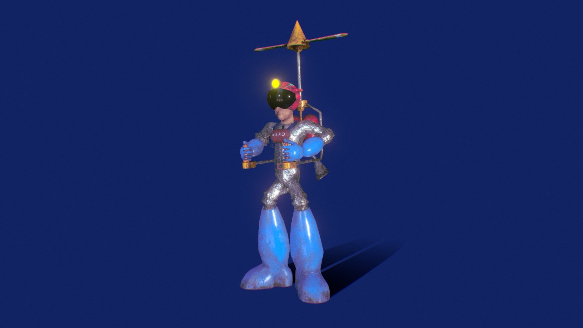 Atari Hero redesign idle animation - 3D model by Luke Vincent (@Luke ...
