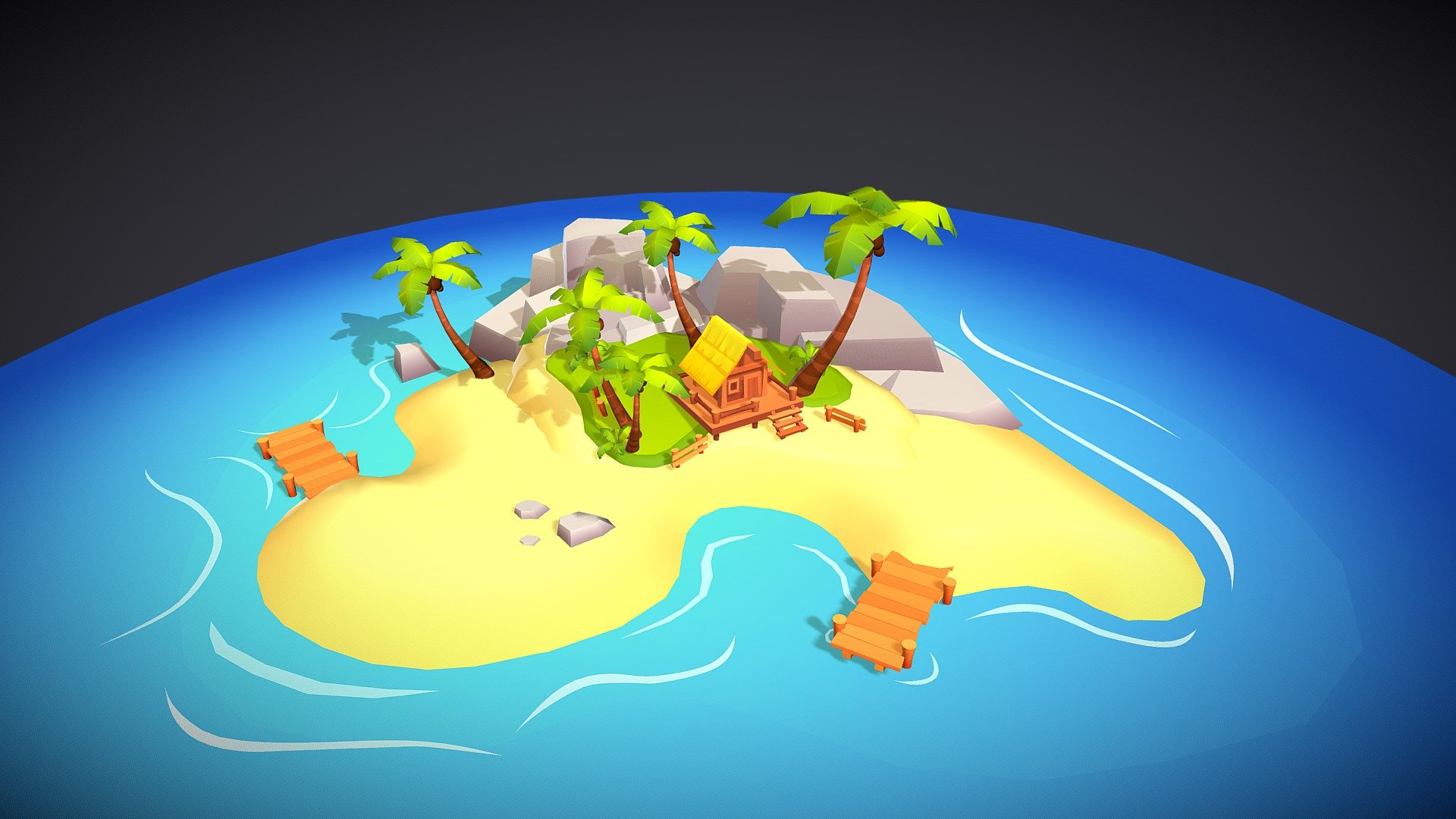 Island - 3D model by Łukasz Juńczyk (@astral518) [82a7a39] - Sketchfab