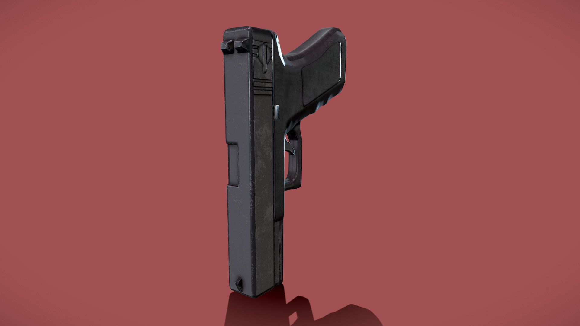 Low Poly Handgun Shotgun Pistol - Buy Royalty Free 3D model by 3dia ...