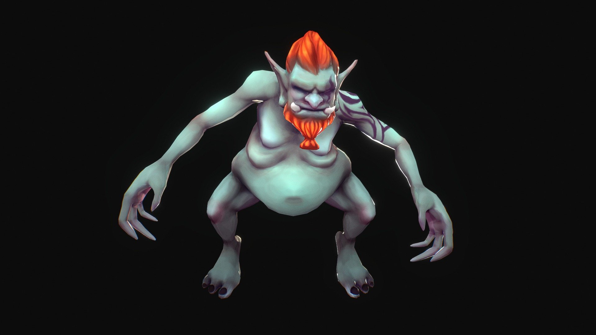 Old work - Troll - 3D model by Vinnie D'Cruz (@morques) [82a912c ...