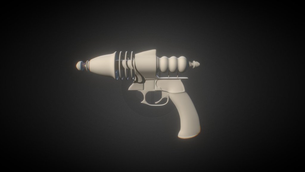 Laser Gun - 3D model by cjavierlop [82a9186] - Sketchfab