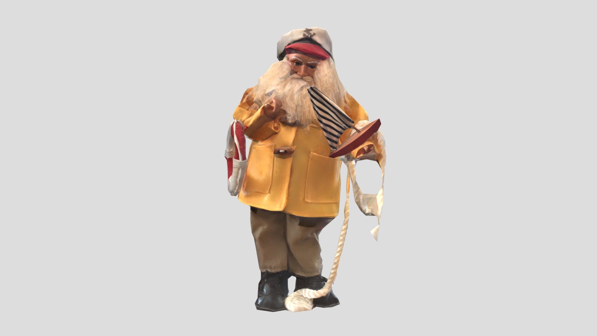 Old Salt (Wearing Raincoat) - Download Free 3D model by David Wigforss ...