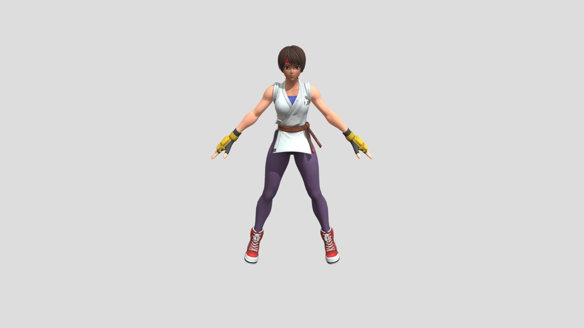 Yuri Sakazaki KOF XV - Download Free 3D model by spongebobg87 [82adafb ...
