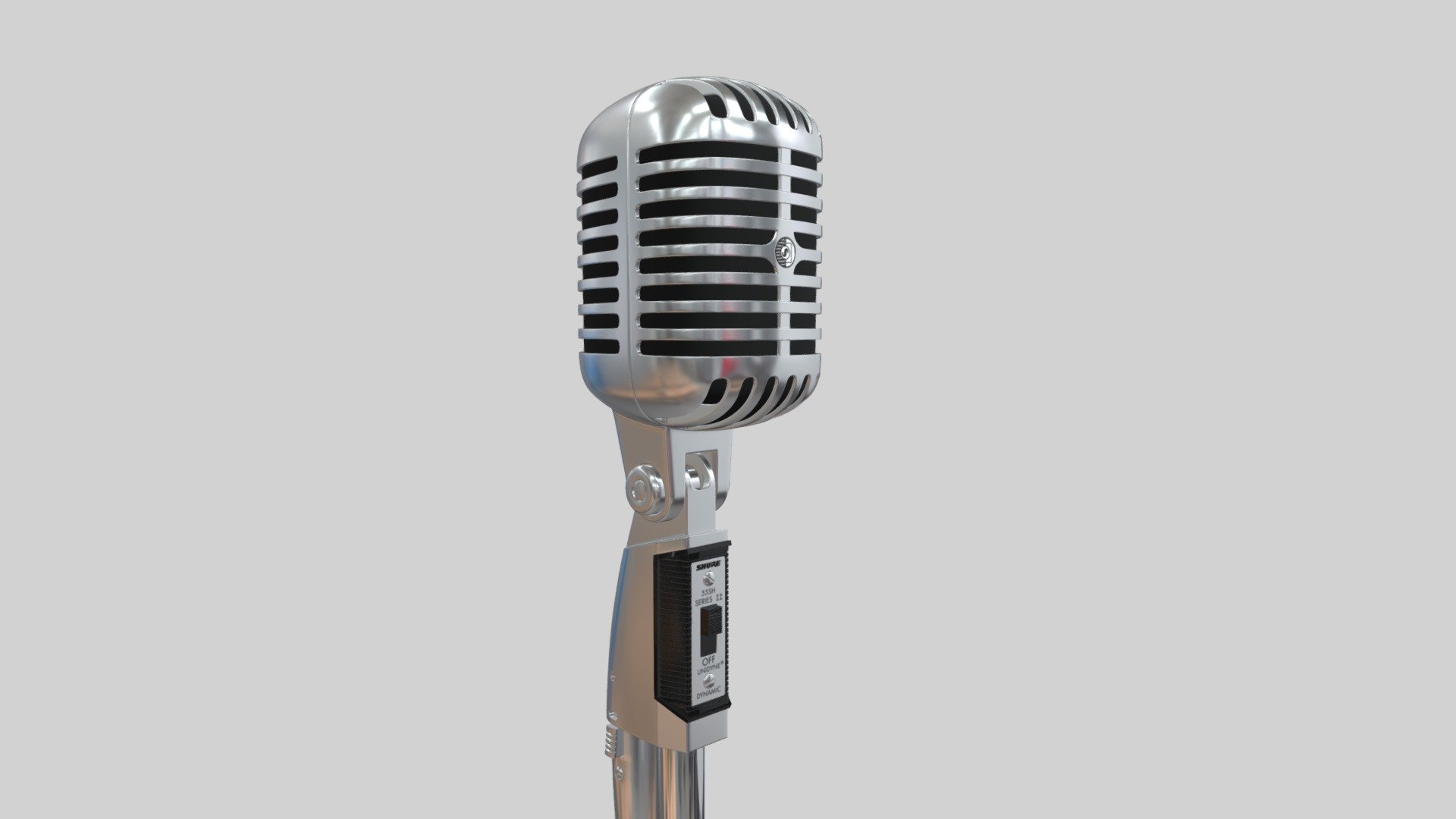 Micrófono Shure 55SH - Buy Royalty Free 3D model by JackRogers [82adcd6 ...
