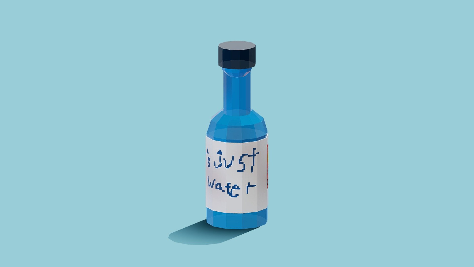 Water Bottle - Download Free 3D model by Polymotion (@AAV_s_models ...