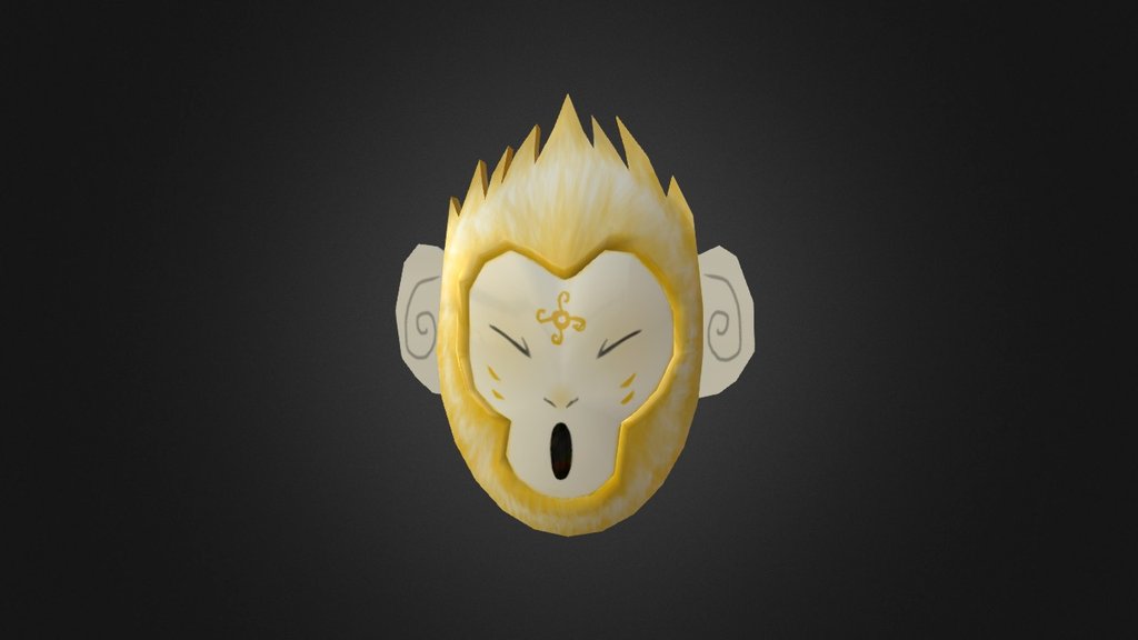Monkey Mask {INSTRUCTIONS} - 3D model by milliehashh [82afbf2] - Sketchfab
