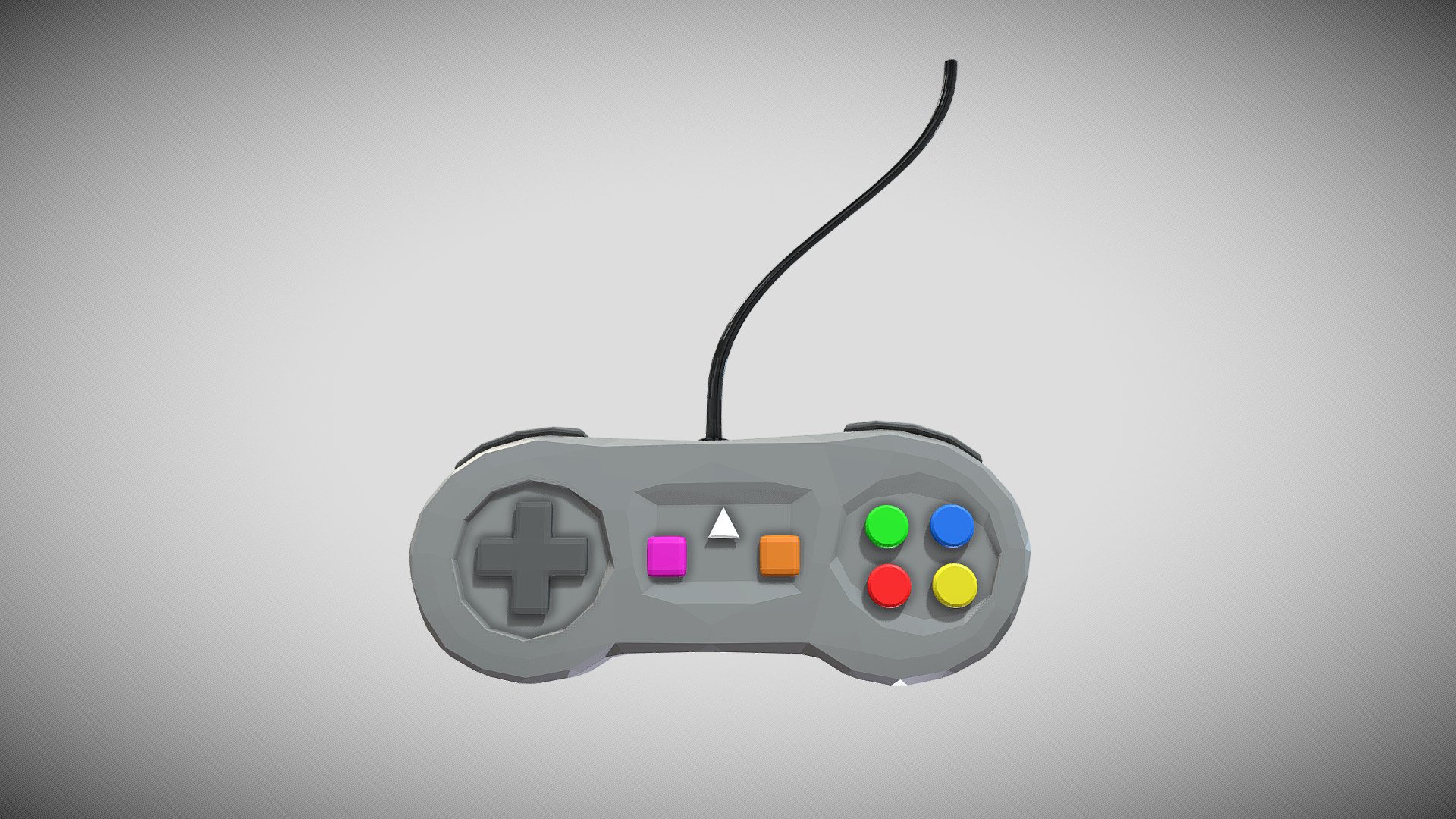 Oldschool Game Controller - 3D model by cosmiK777 [82afefb] - Sketchfab