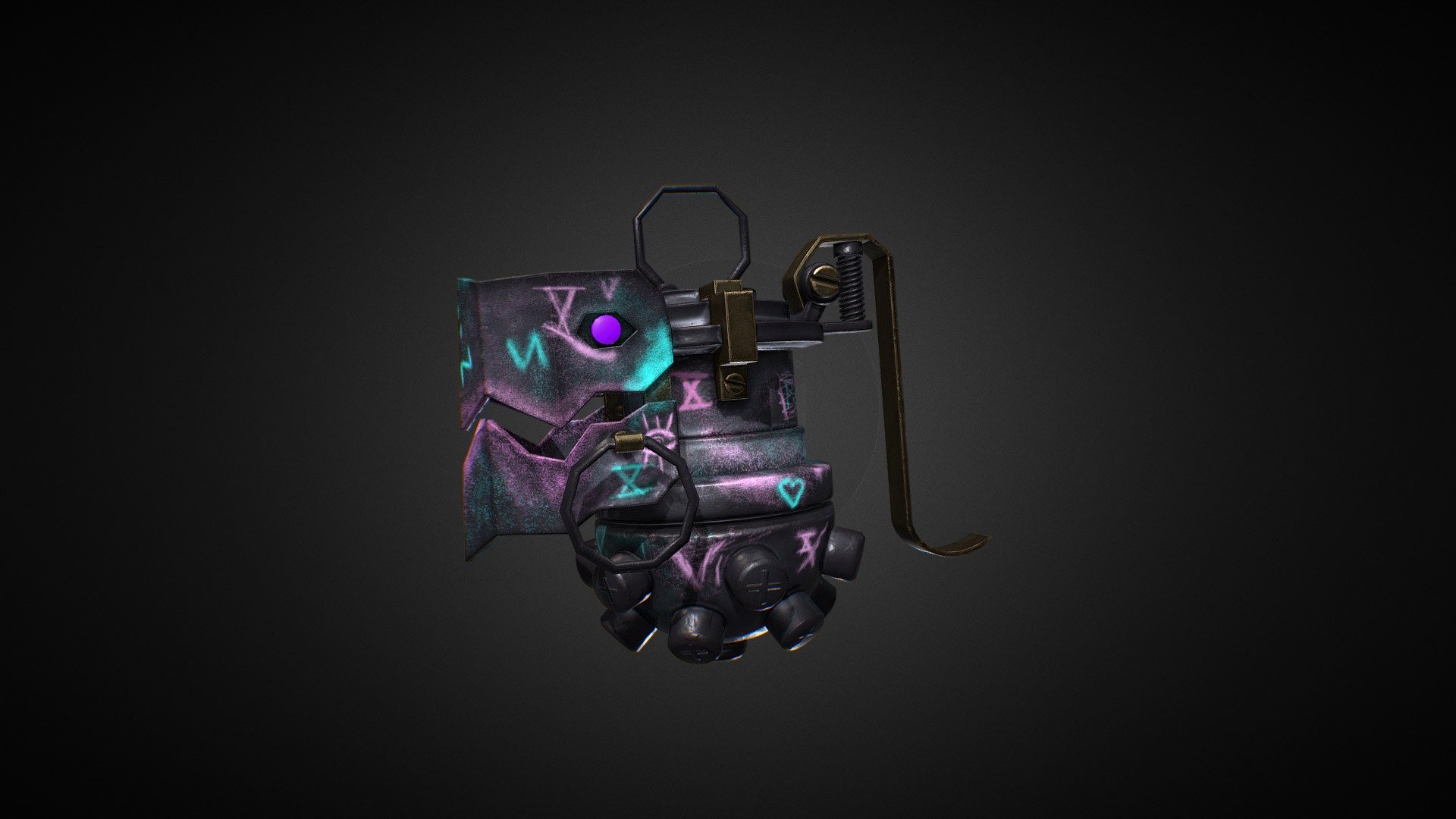 Game Ready - Arcane - Jinx's Grenade - Download Free 3D model by Allan ...